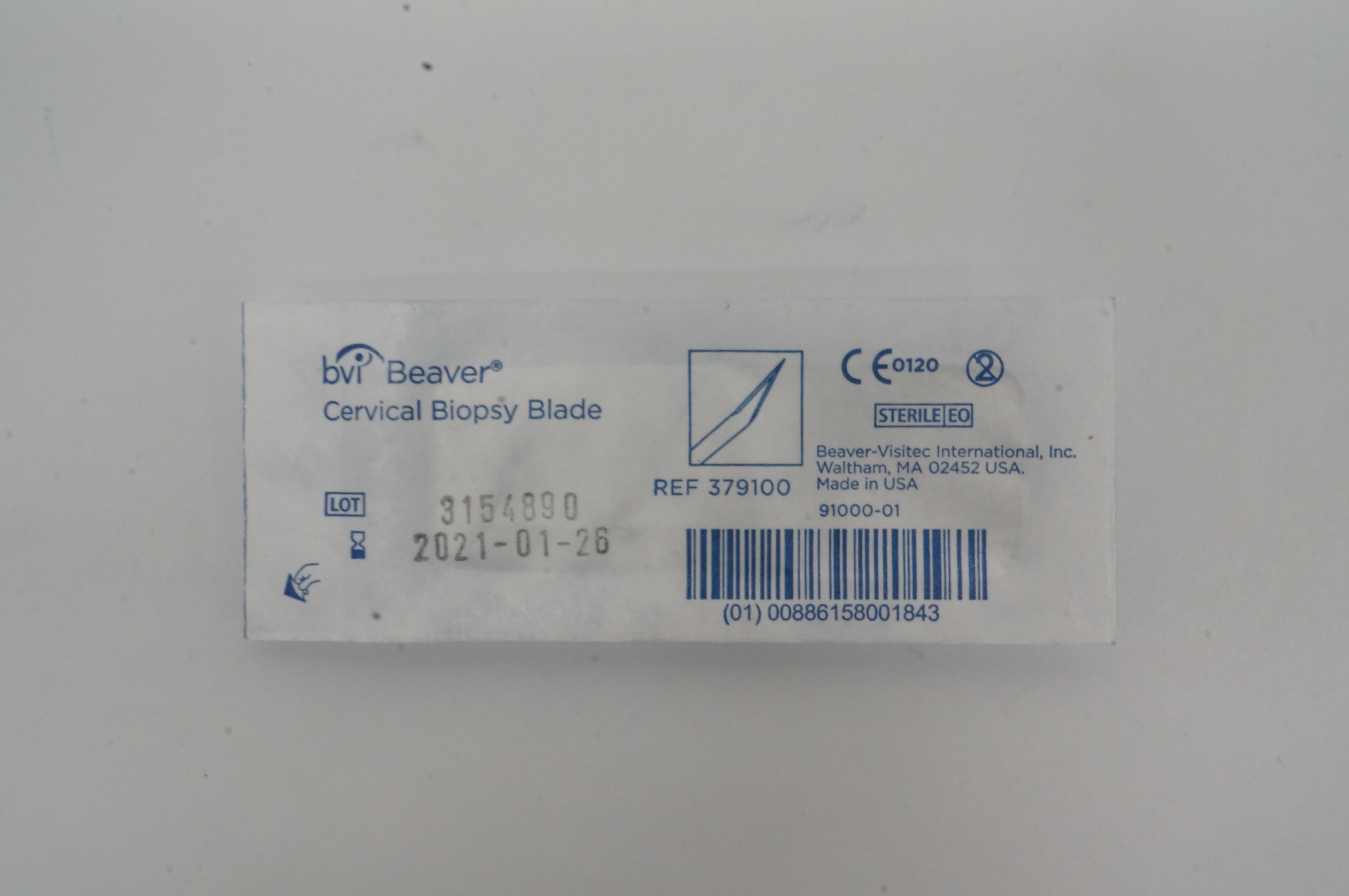 BVI Beaver 379100 Cervical Biopsy Blade (x)