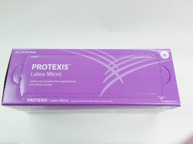 2D72NT60X ~ Cardinal Health Sterile Latex Micro Surgical Gloves Size 6 ...