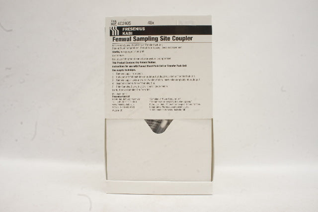Fresenius Kabi 4C2405 Fenwal Sampling Site Coupler - Box of 48