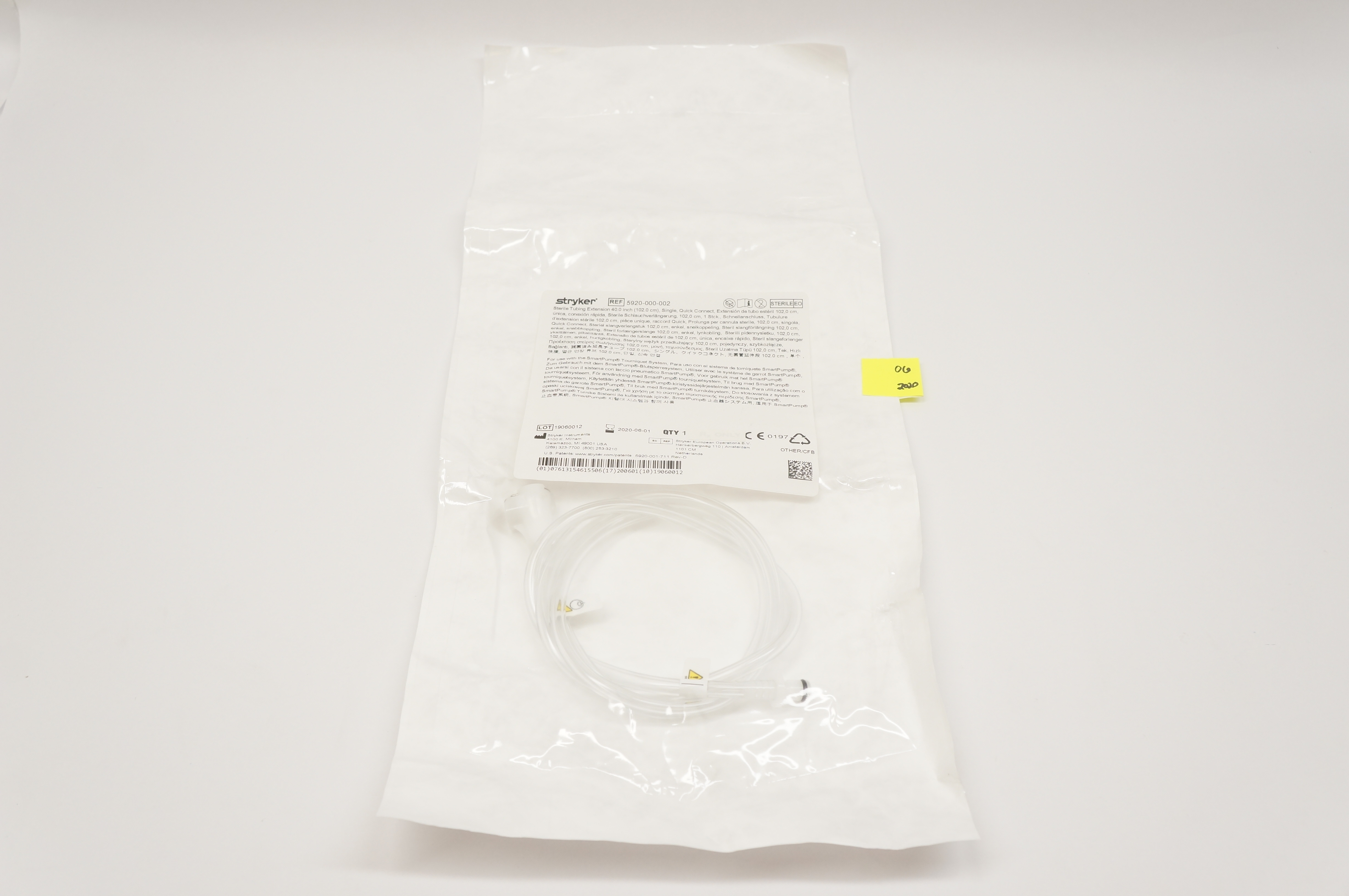Stryker 5920-000-002 Sterile Tubing Extension 40inch (x)