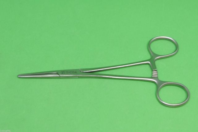 Sicoa Forceps Hemo Rankin Straight Jaw 1.406in Jaw Lg 6-6.5in o/a Length