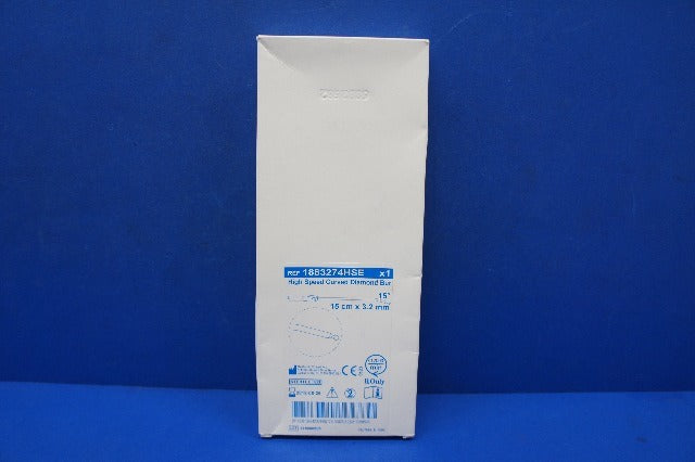 Medtronic Xomed 1883274HSE High Speed Curved Diamond Bur 15deg., 15cm x ...