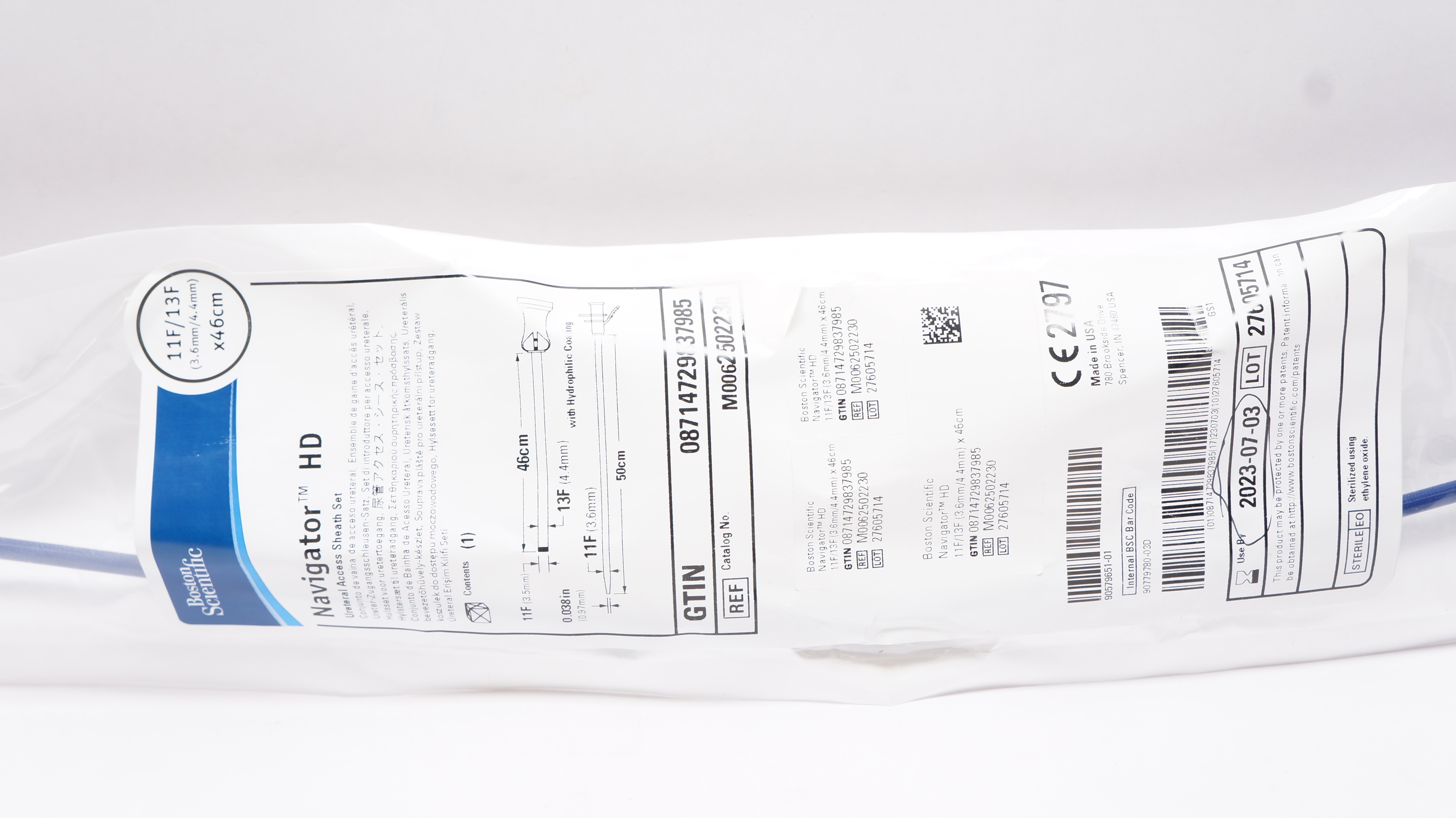 Boston Scientific M0062502230 HD Ureteral Access Sheath Set 11F/13F x ...