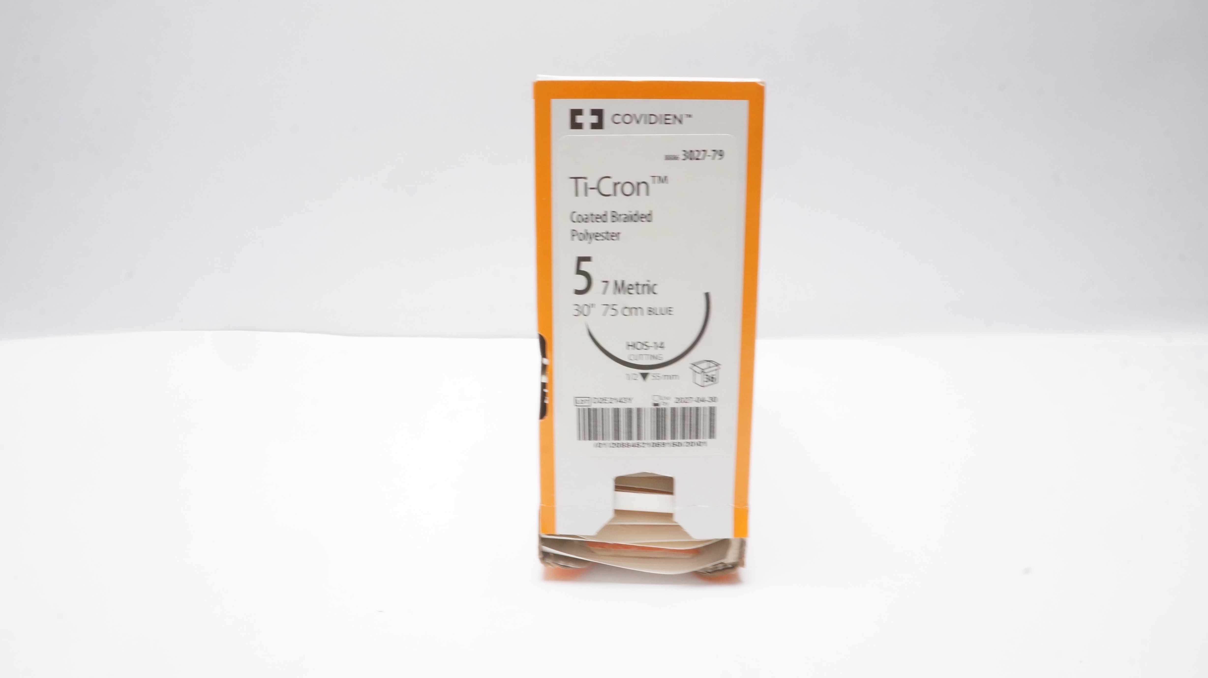 Covidien 3027-79 5 Ti-Cron Coated Braided Polyester 30inch, HOS-14 -Box ...