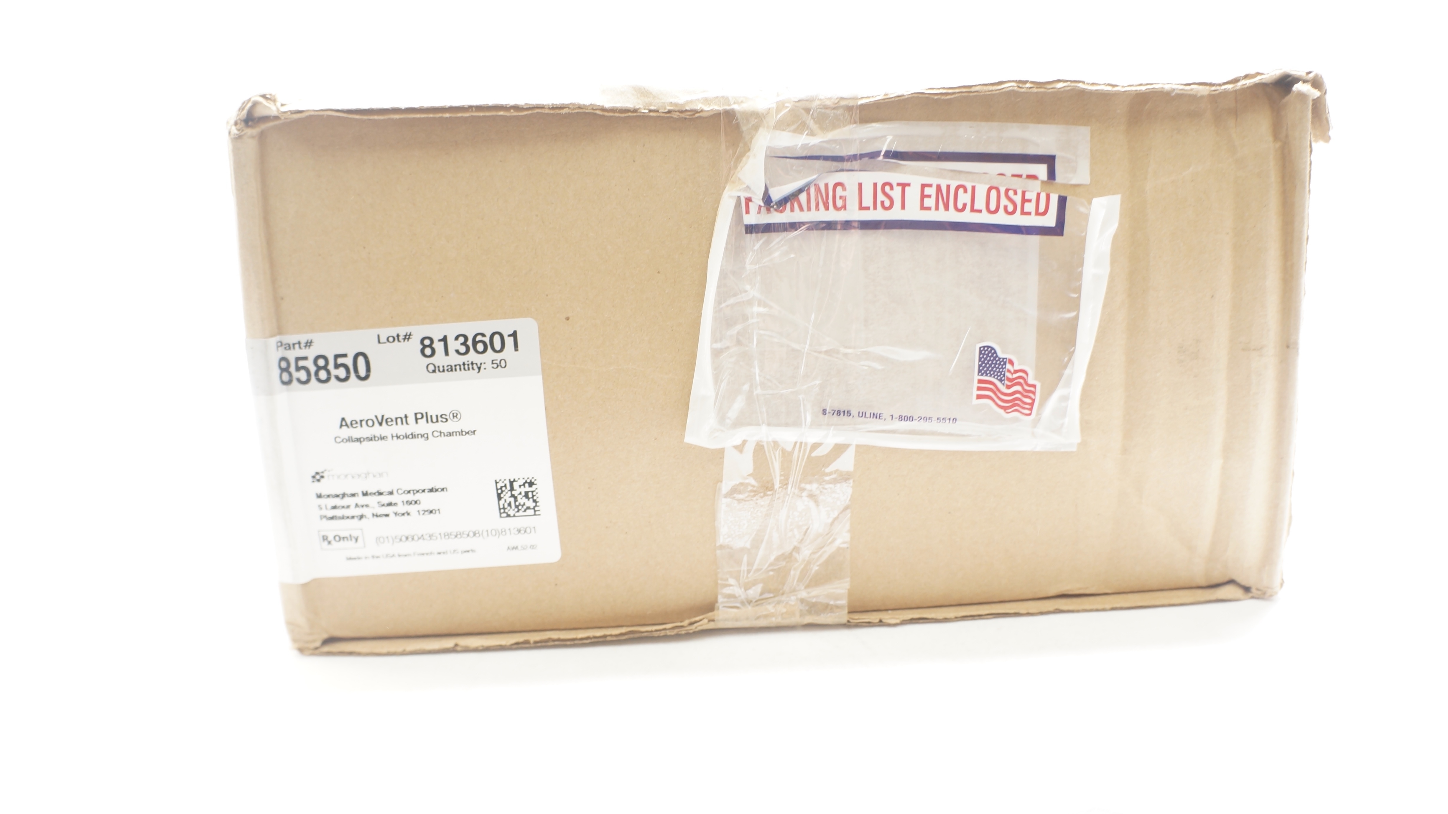 Monaghan Medical 85850 AeroVent Plus Collapsible holding Chamber - Box ...