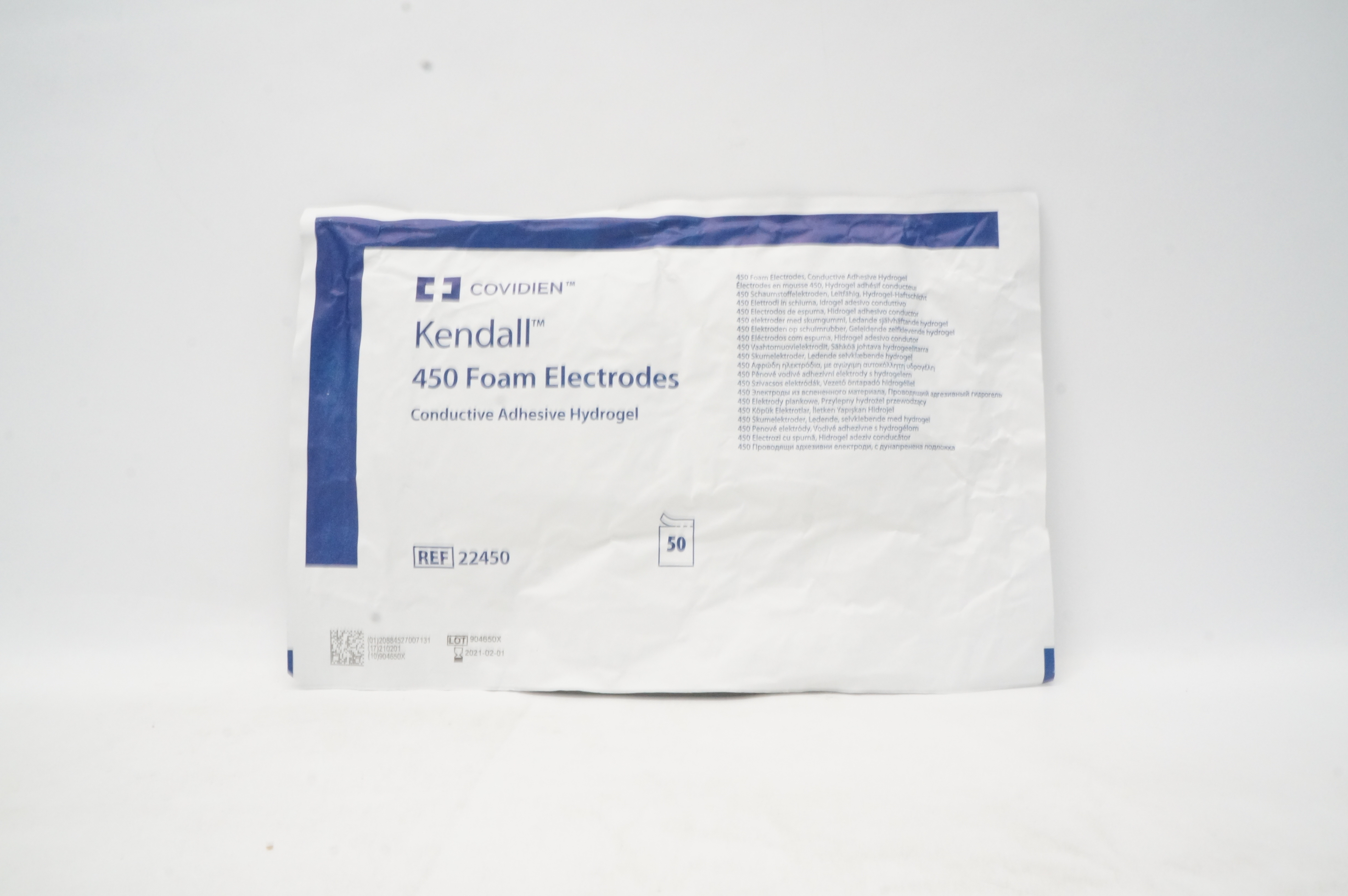 Covidien 22450 450 Foam Electrodes Conductive Adhesive Hydrogel (x ...