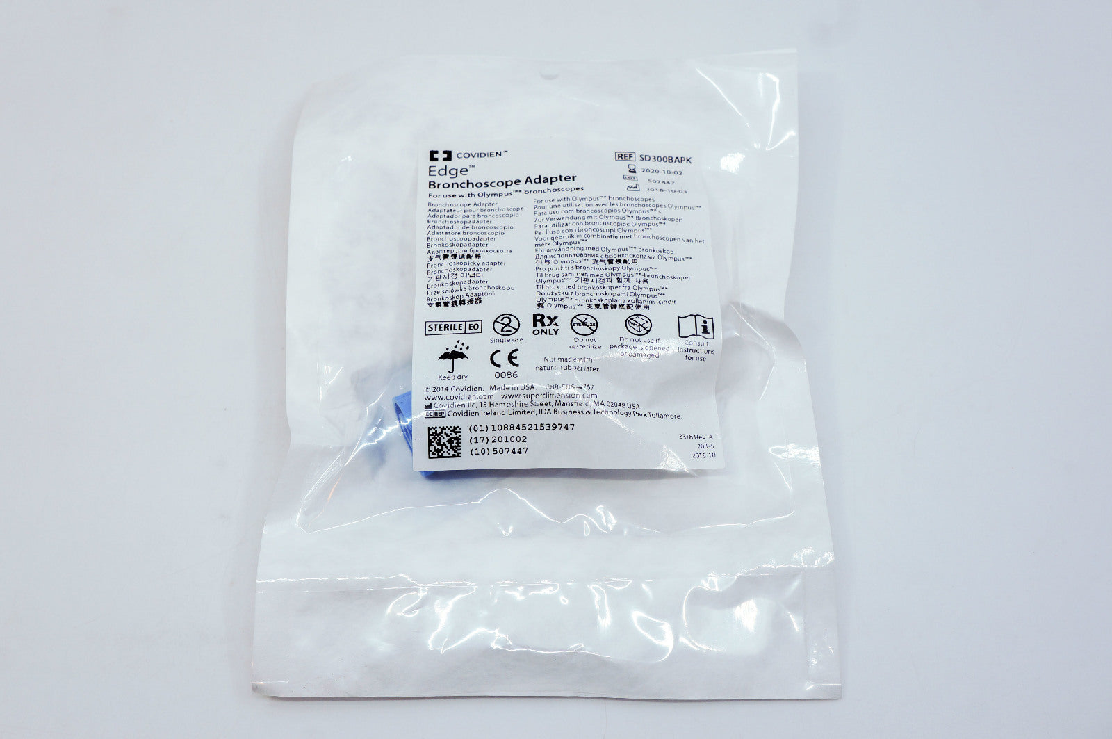 Covidien SD300BAPK Edge Bronchoscope Adapter