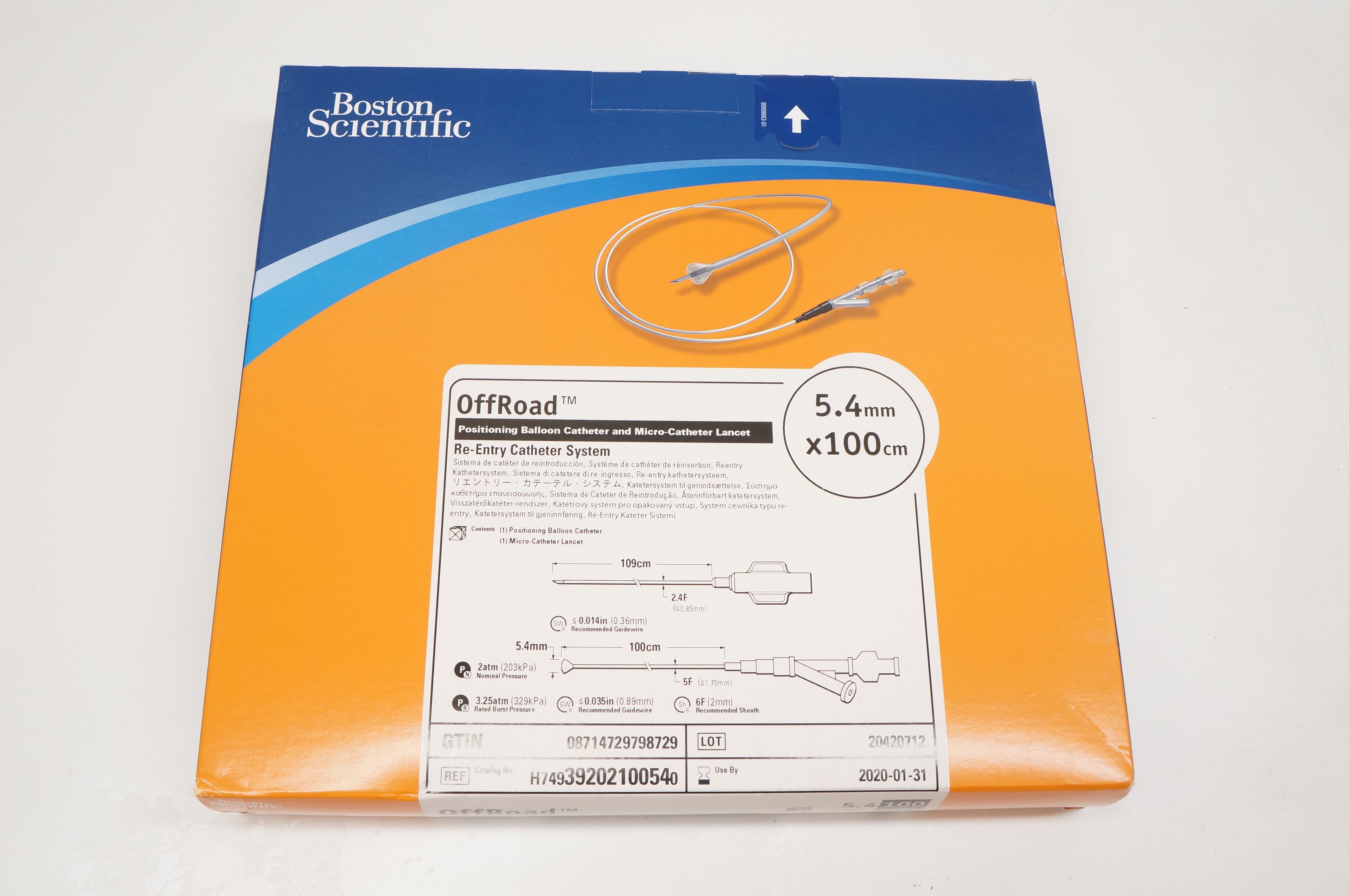Boston Scientific 3920210054 OffRoad Positioning Balloon Cath. 5.4mm x ...