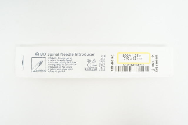 BD 405160 Spinal Needle Introducer 20GA x 1.25inch