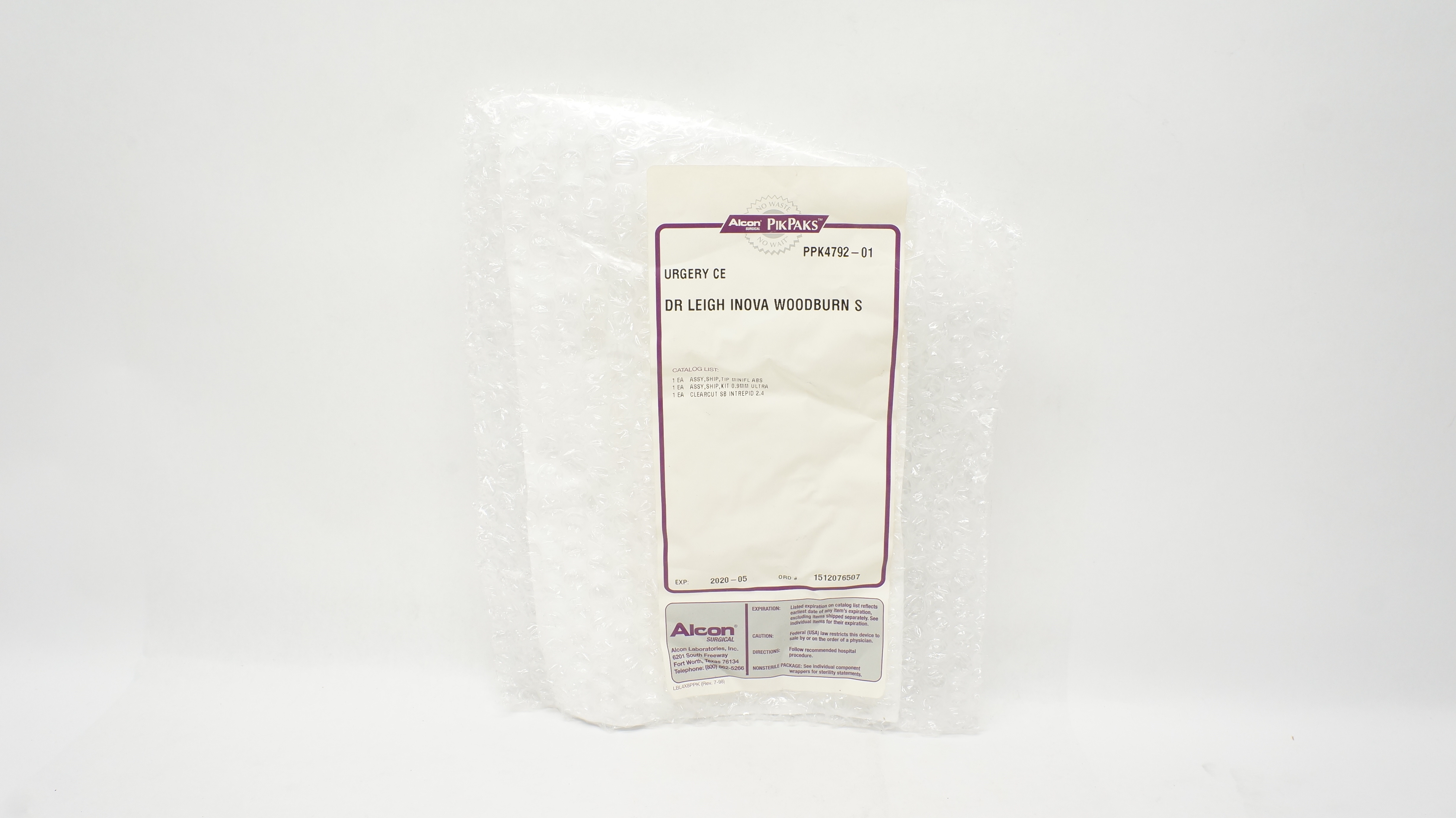 Alcon 8065750517 MicroSmooth ULTRA Infusion Sleeve Kit 0.9mm (x)