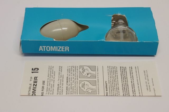 Devilbiss 15 Atomizer Medicinal Glass Reservoir 1 oz Clear Glass 3 ...