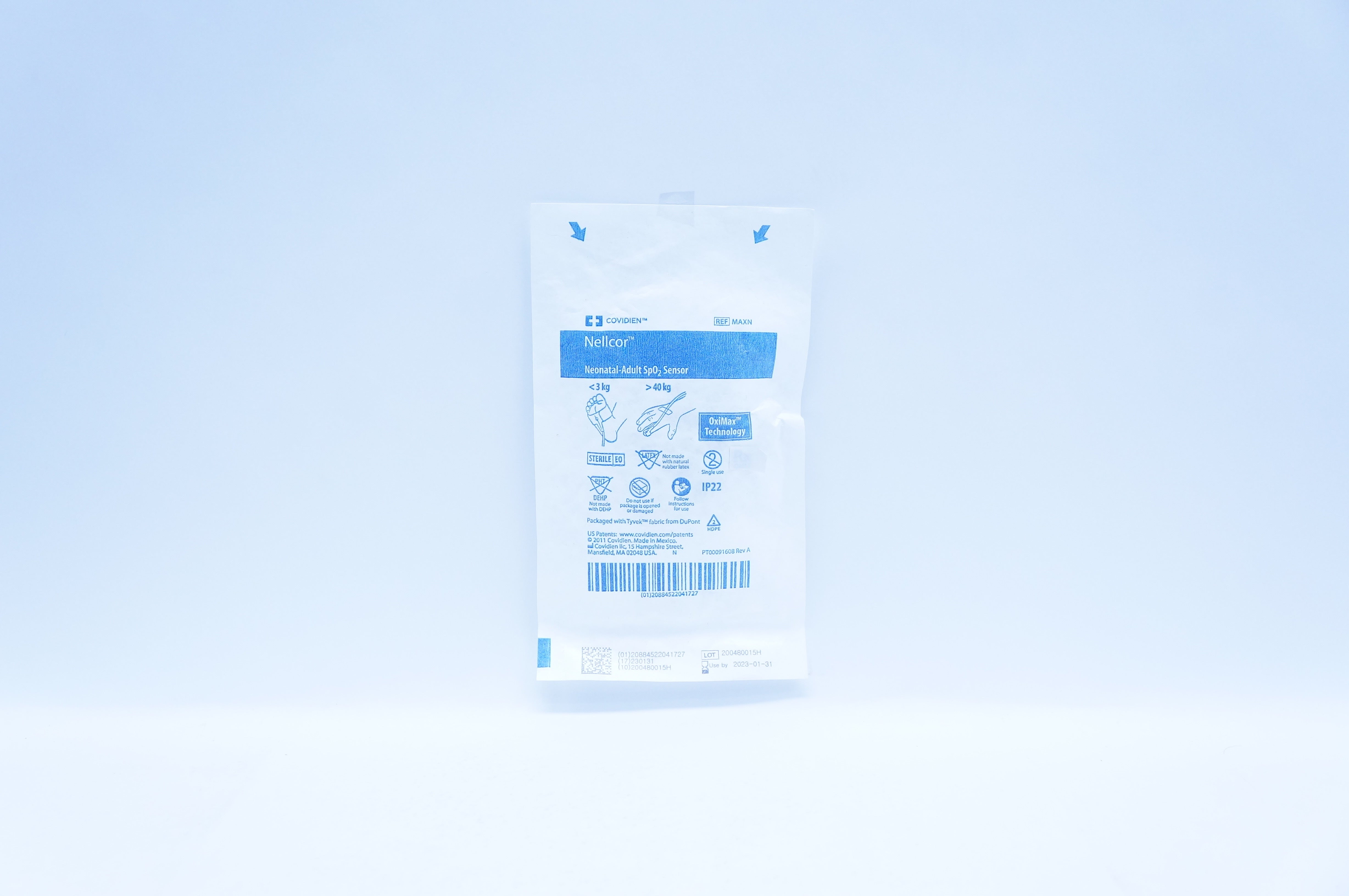 Covidien MAXN Nellcor Neonatal-Adult Adult Sp02 Sensor 40