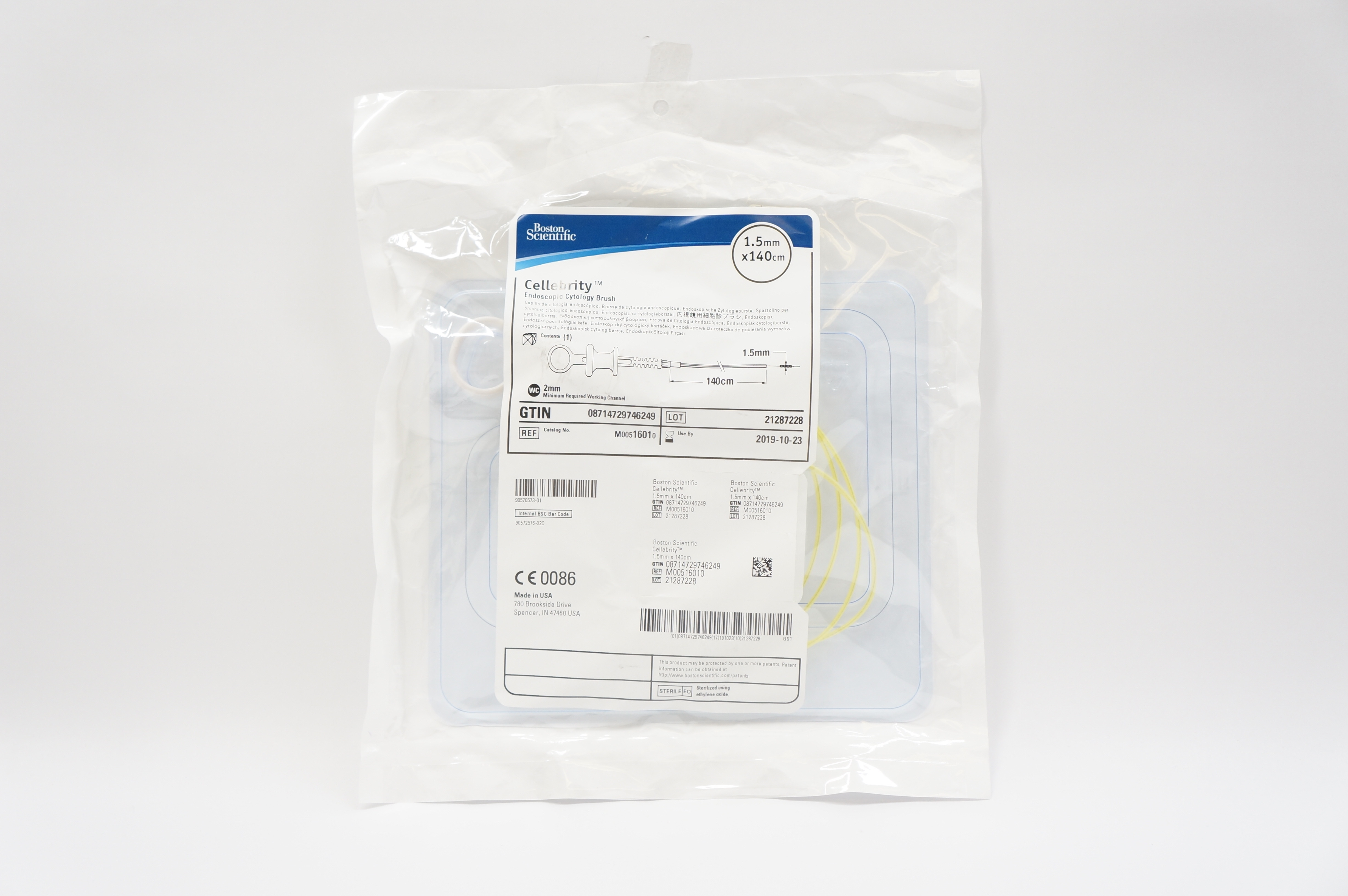 Boston Scientific M00516010 Cellebrity Endoscopic Cytology Brush,1 ...