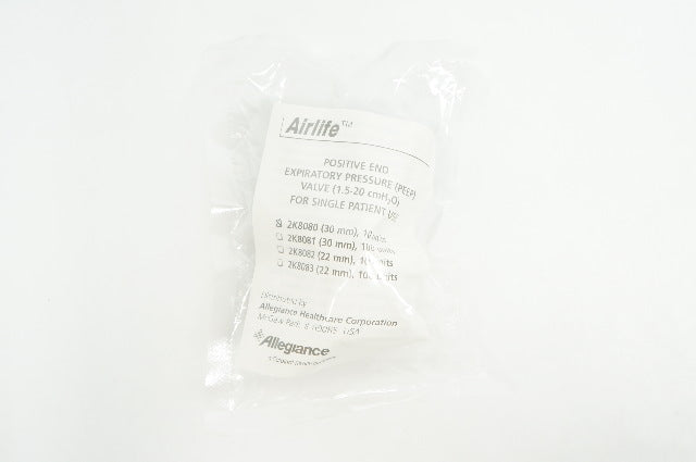 CareFusion 2K8080 AirLife Positive End Expiratory Pressure Valve 1.5-20 ...