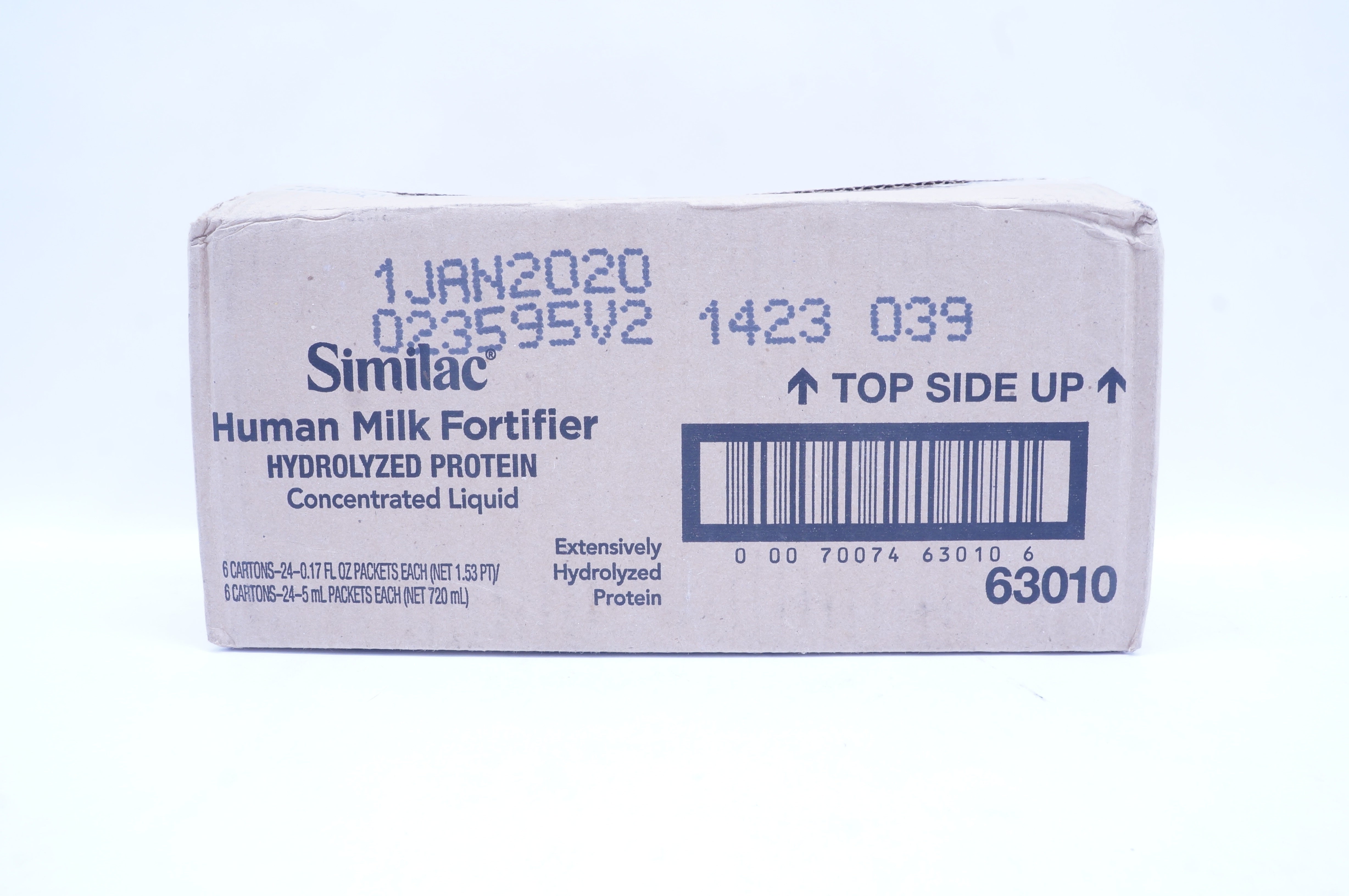 Abbott 63010 Similac Human Milk Fortifier 0.17 FL OZ Packets Each (x ...