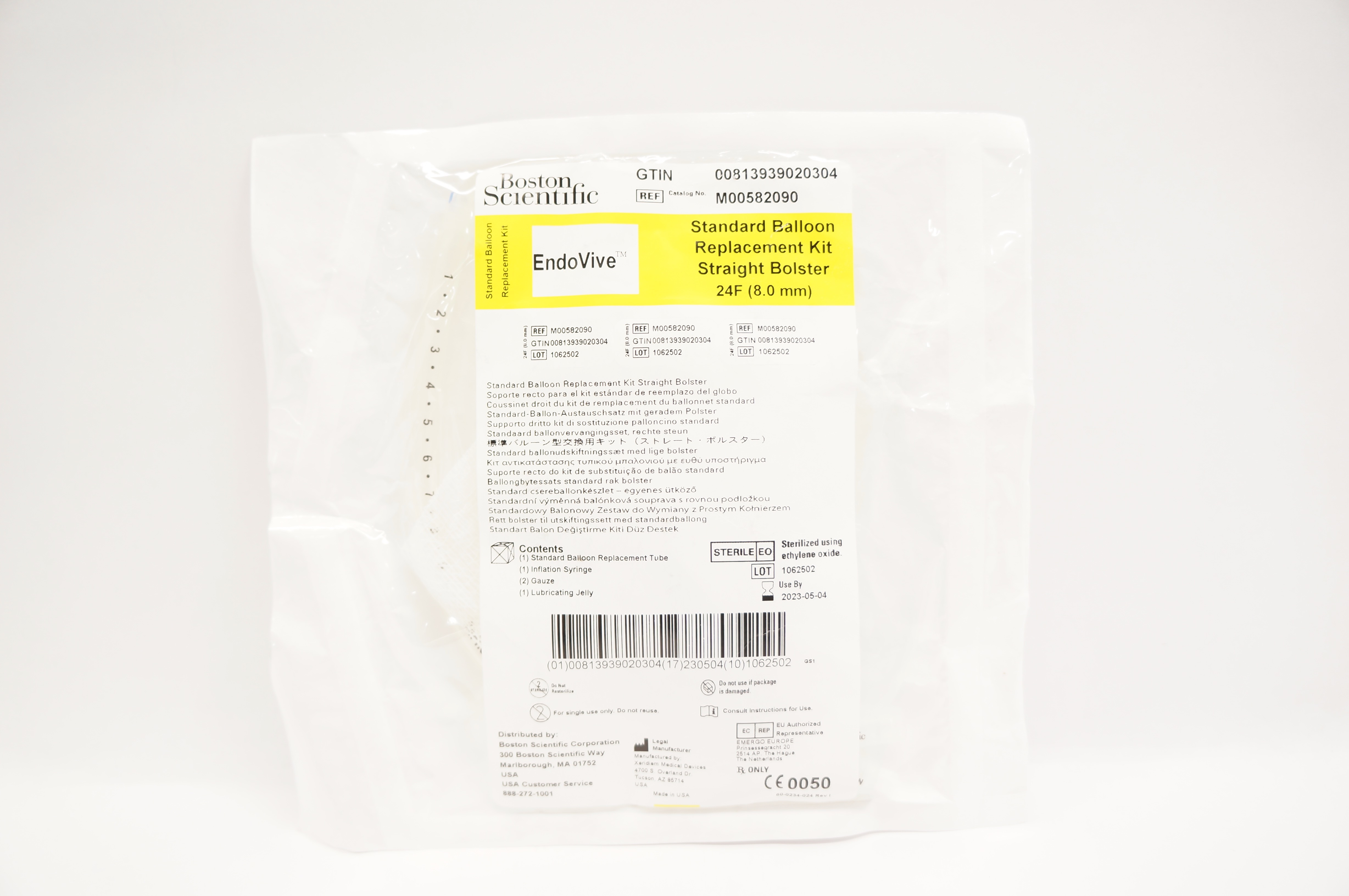 Boston Scientific M00582090 EndoVive Standard Balloon Replacement Kit ...