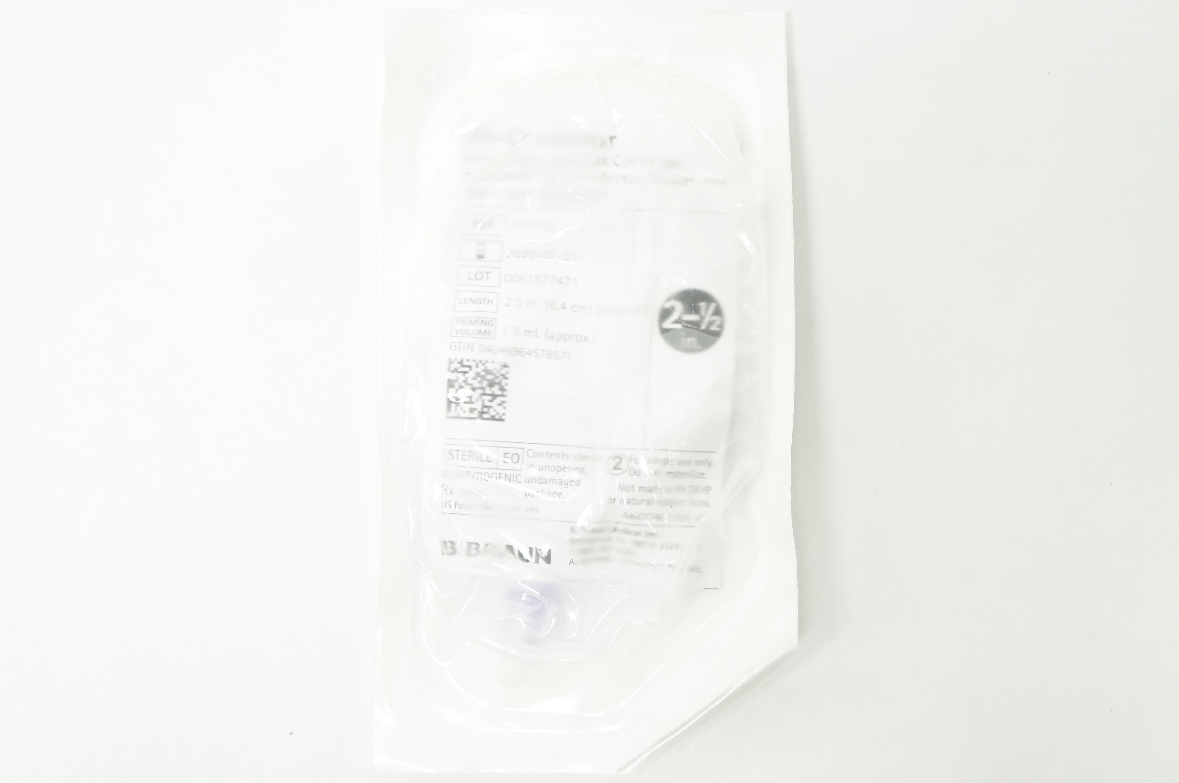 Braun 470152 Tri-Connector With Female Luer Lock Connector 2.5 inch (x)