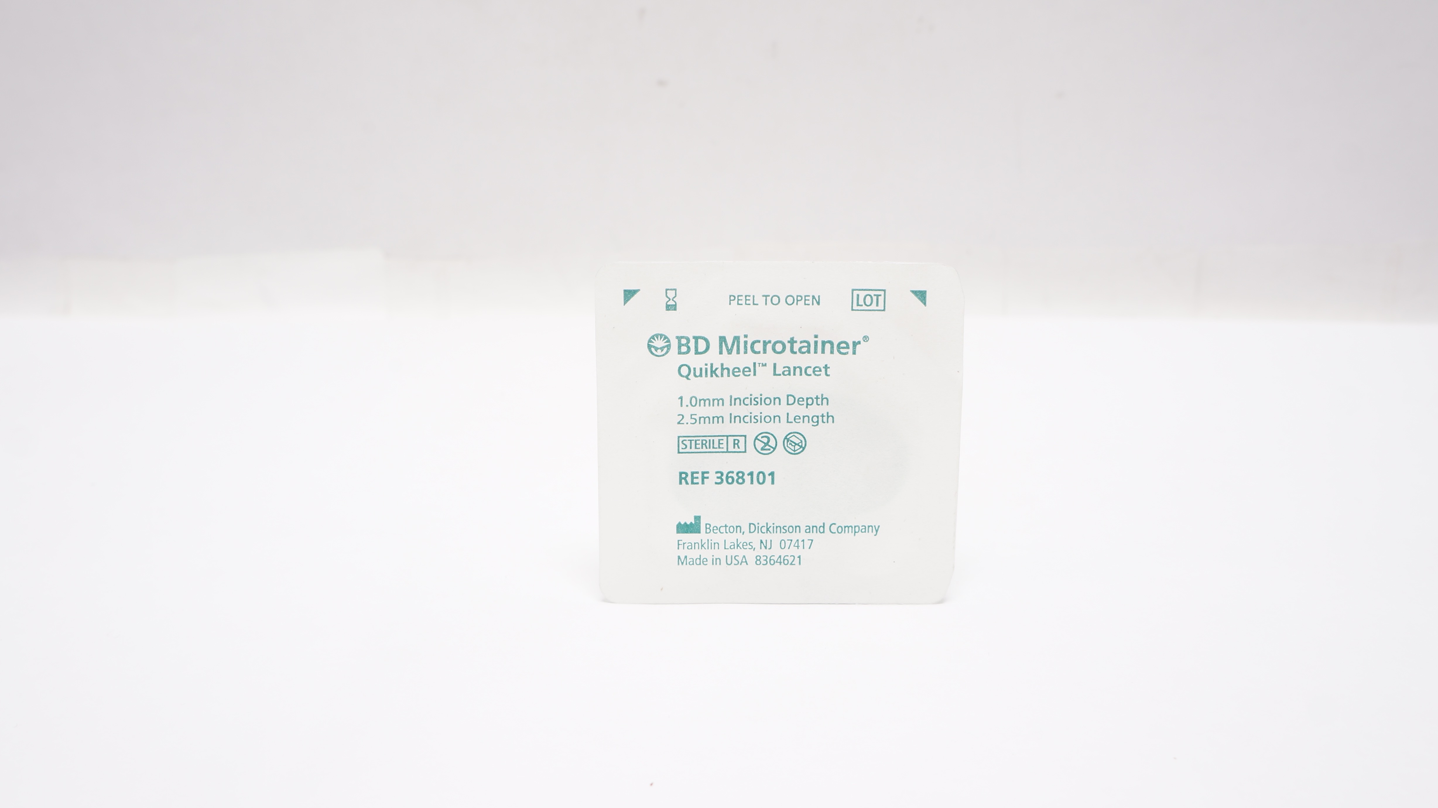 BD 368101 Microtainer Quikheel Lancet 1.0mm x 2.5mm