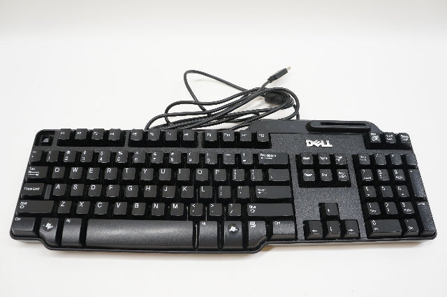 Dell SK-3205 5V 100mA Black 104 Keys Wired USB Smart Card Reader Keyboard