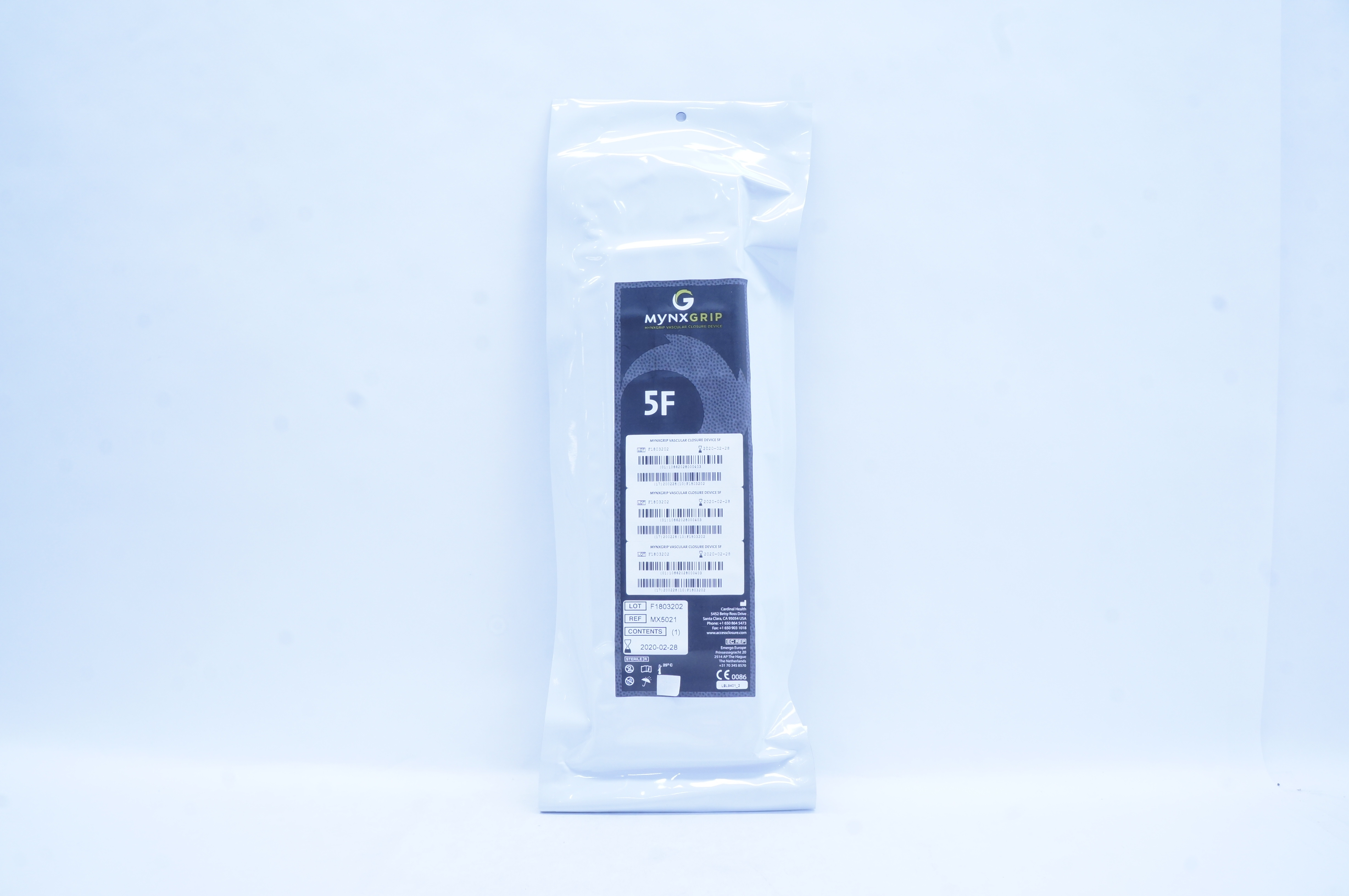 Cardinal Health MX5021 MynxGrip Vascular Closure Device 5F (x)