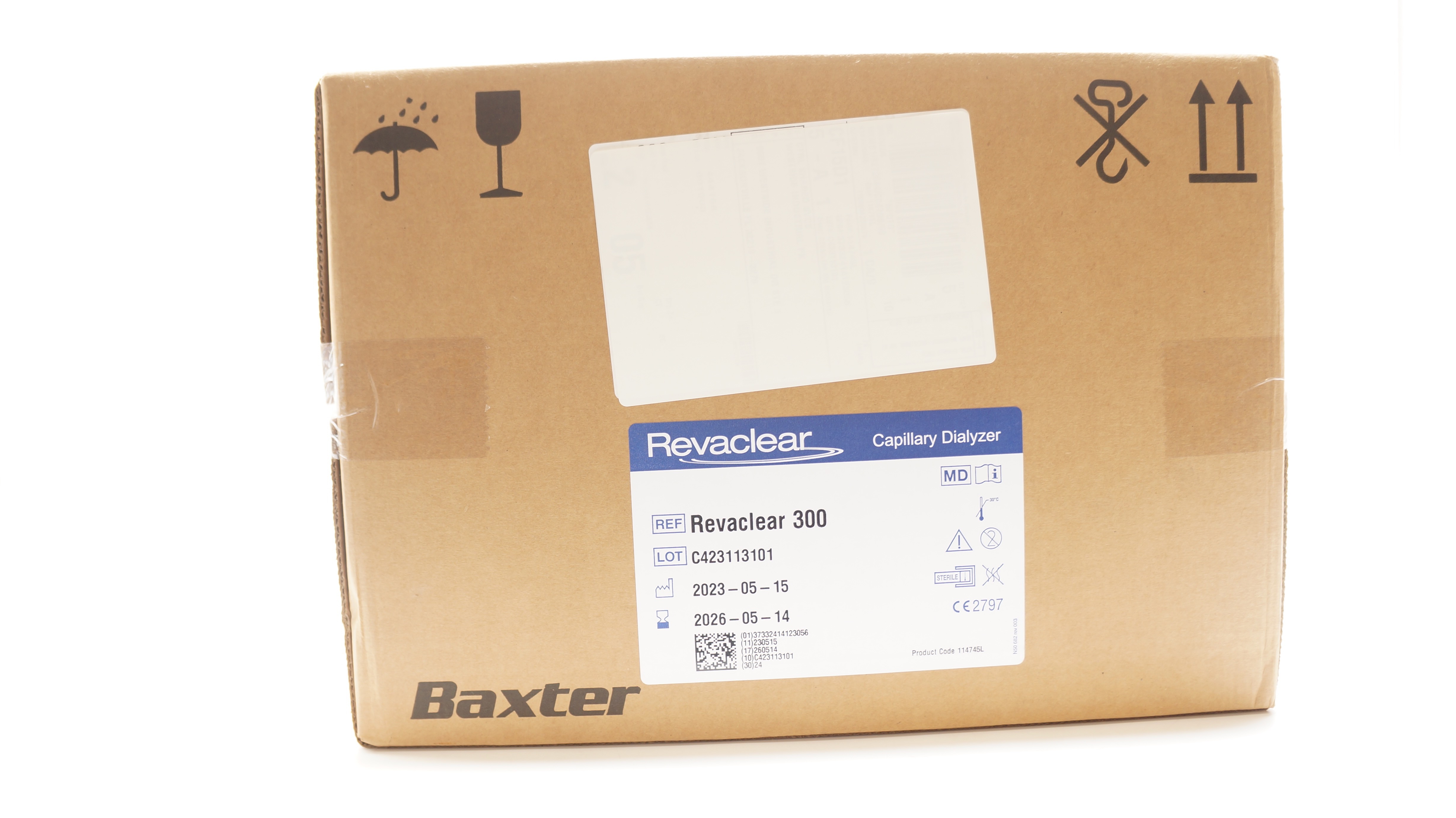 Gambro Renal Revaclear 300 Baxter Capillary Dialyzer - Box of 24