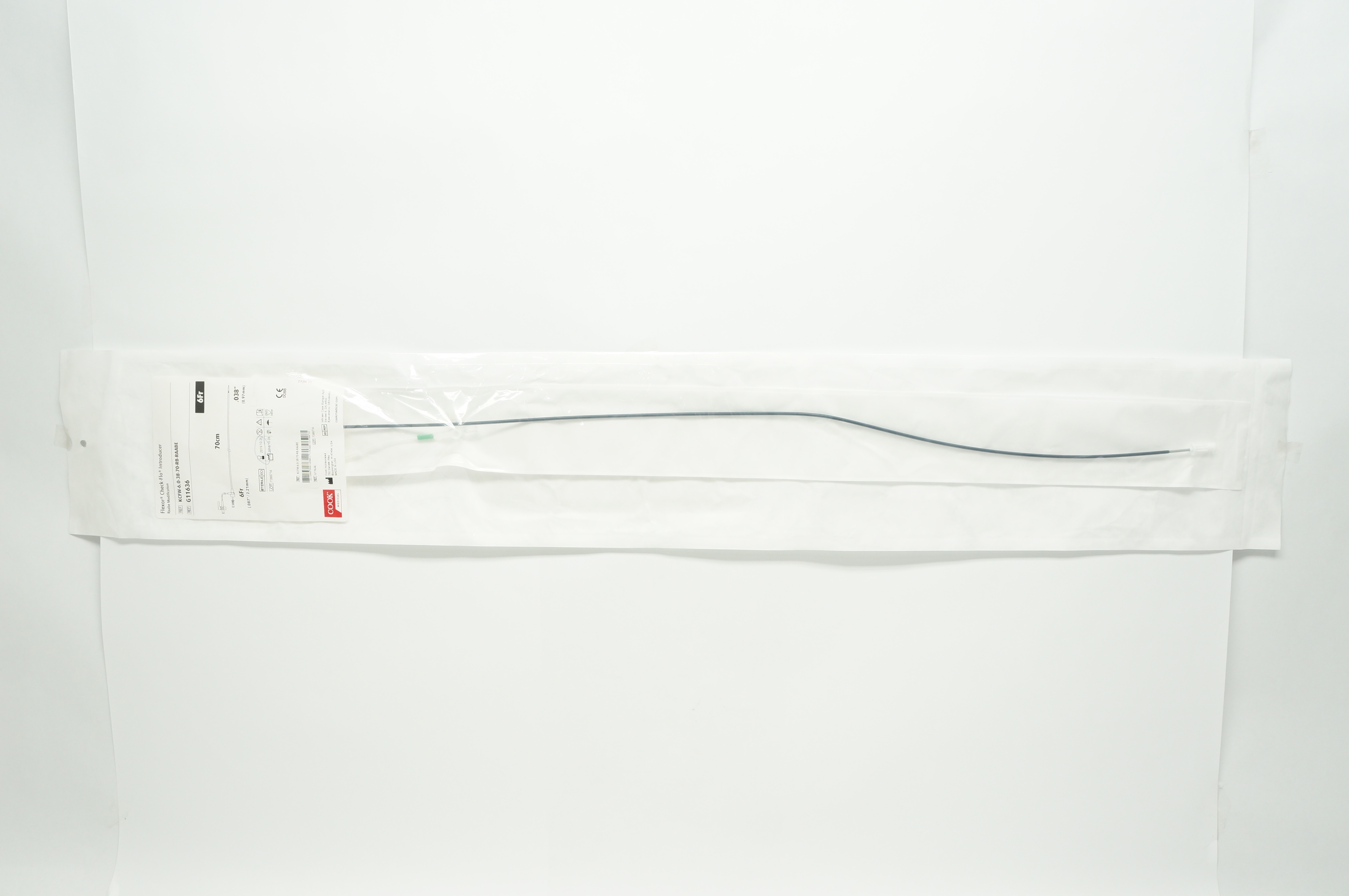 Cook Medical G11636 Flexor Check-Flo Introducer Modification 6Fr x 70cm (x)