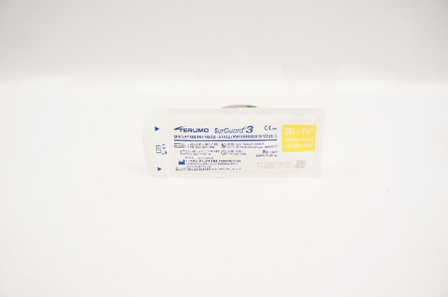 Terumo SG3+2038 SurGuard3 Safety Hypodermic Ndle 20G x 1-1/2inch