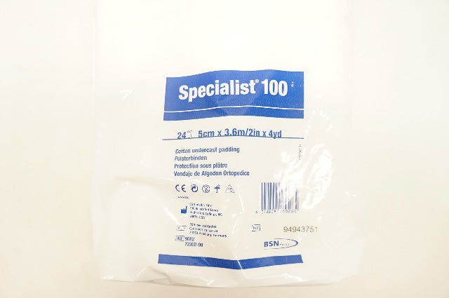 BSN 9082 Specialist 100 Cotton Undercast Padding 2 inch x 4 yds - Pack ...