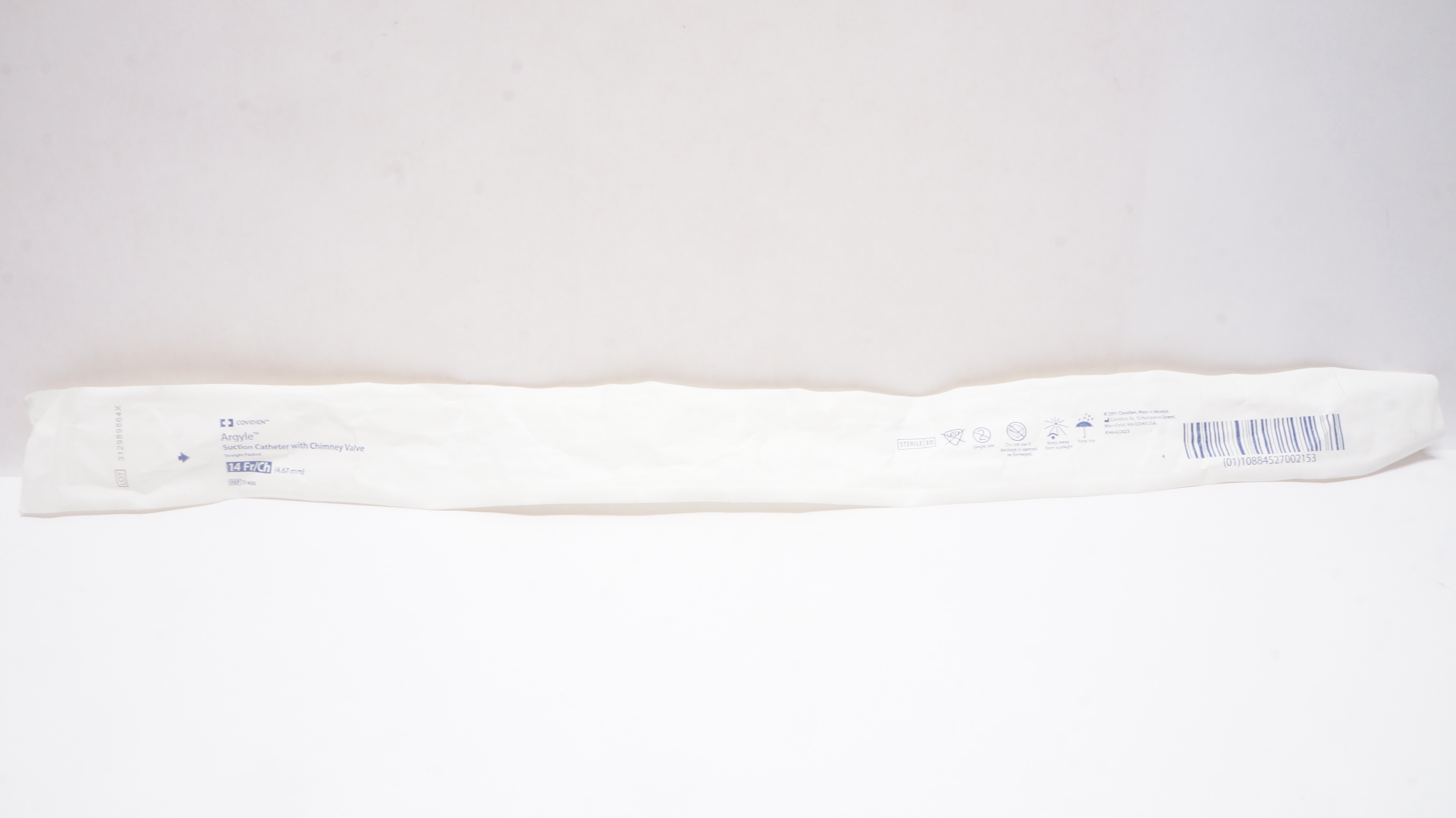 Covidien 31400 Argyle Suction Cath. with Chimney Valve 14Fr.