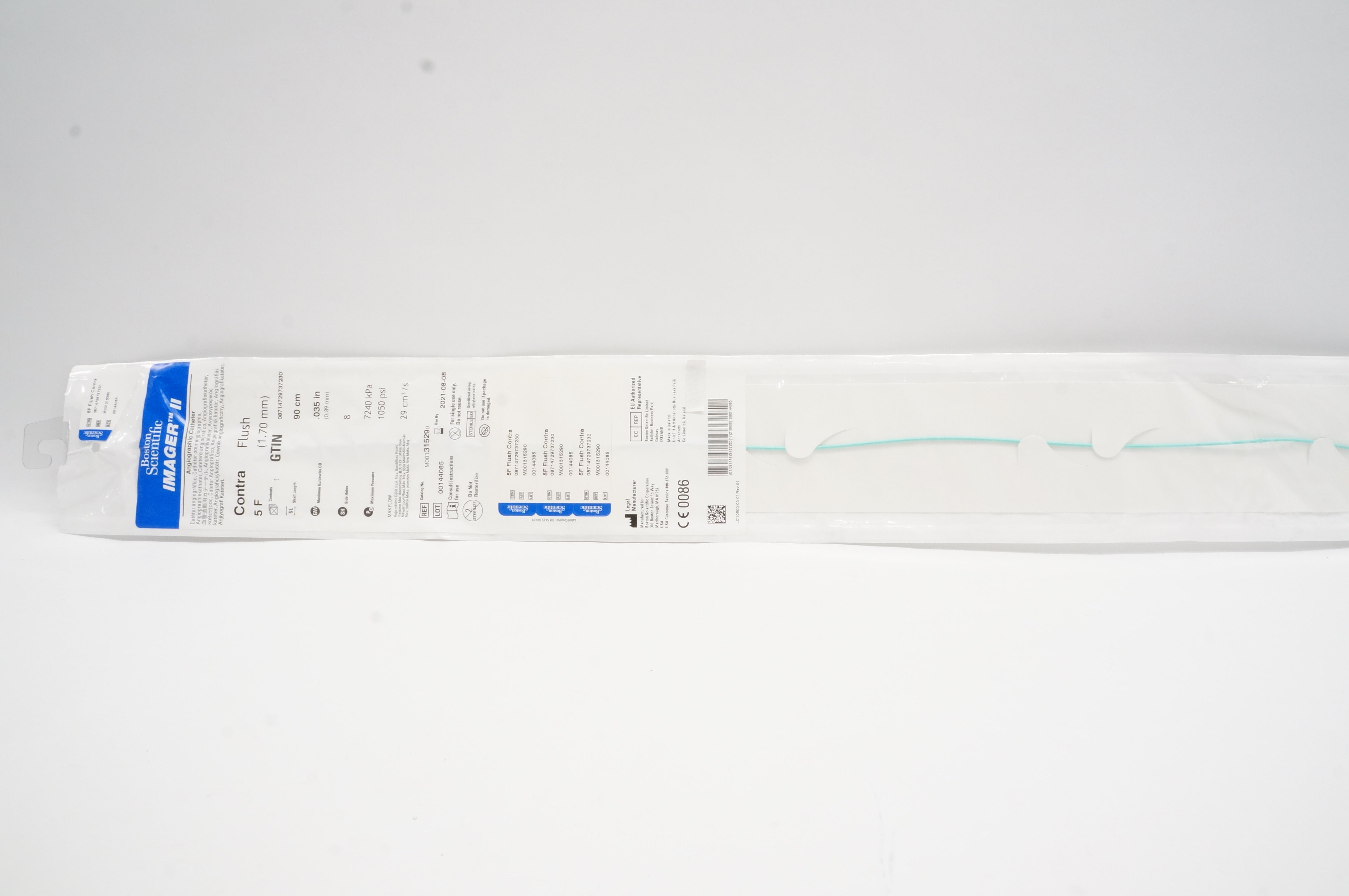 Boston Scientific 31529 Imager II Angiographic Catheter 5F Contra Flush