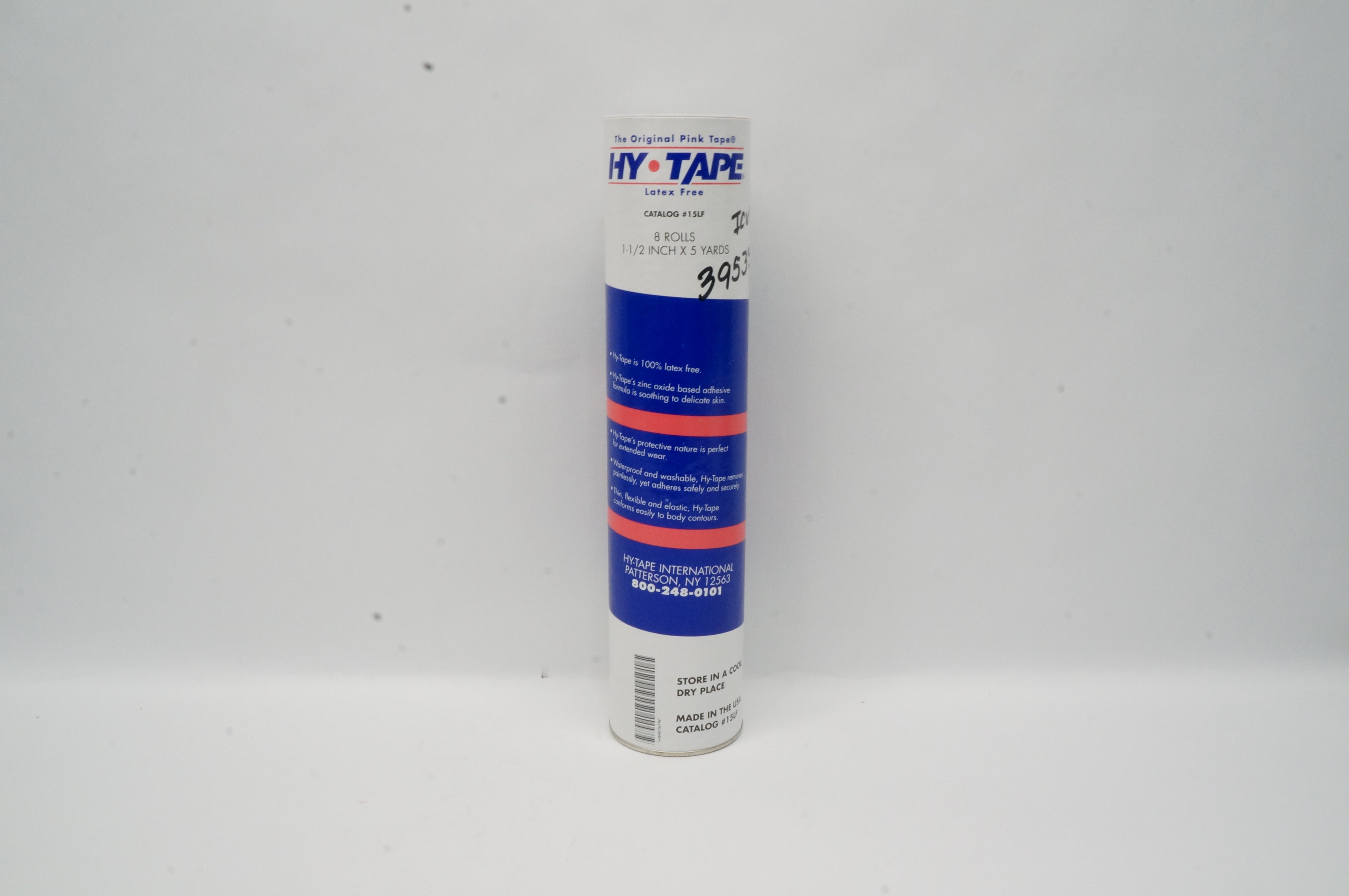 Hy Tape 15LF Pink Adhesive Tape 1-1/2 inch x 5 yards (x) - Box of 8