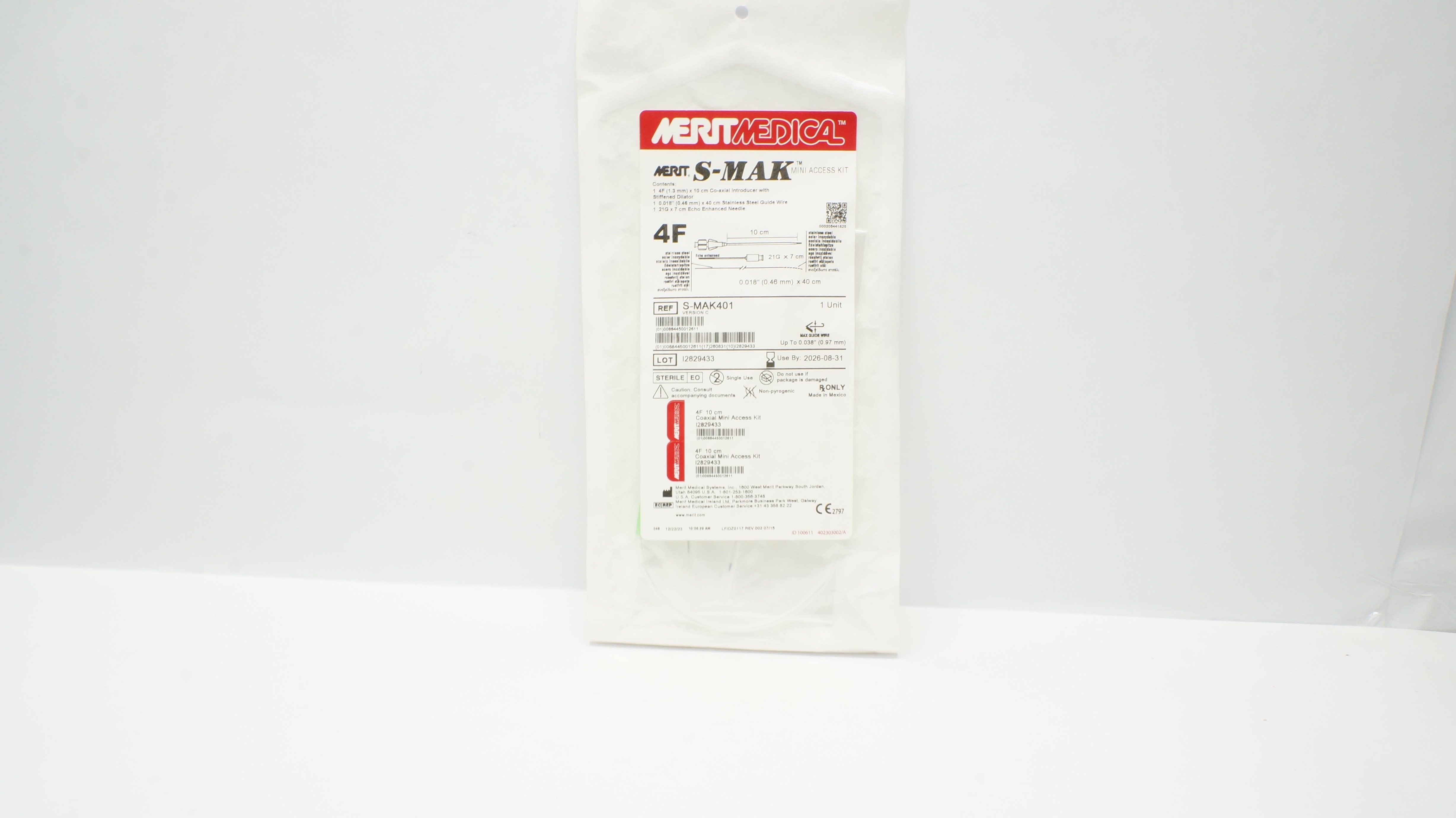 Merit Medical S-MAK401 S-MAK Mini Access Kit 4F