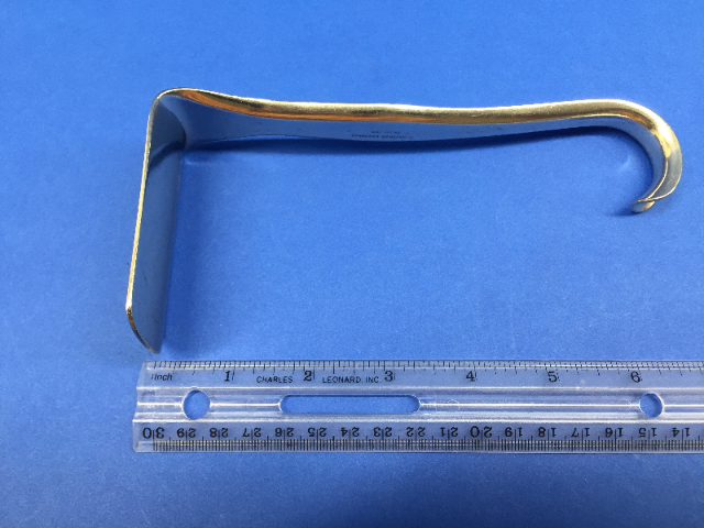 Jarit 500-162 Jackson Vaginal Retractors 6-3/4" Blade: 1-1/2" x 3"