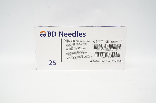 BD 405181 Spinal Ndle Quincke Type Point 22G x 3.5inch - Box of 25