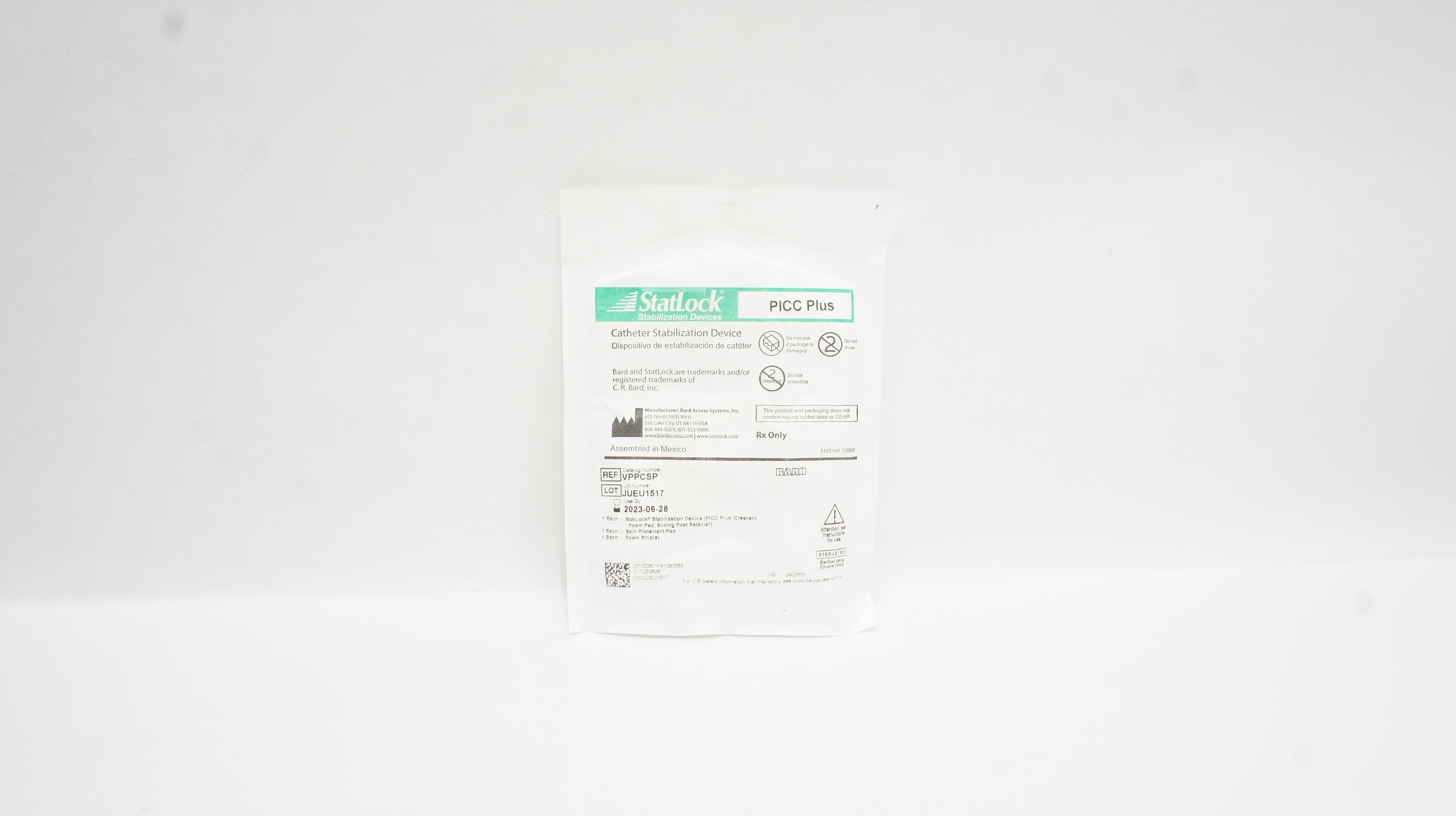 Bard VPPCSP StatLock Cath. Stabilization Device PICC Plus (x)