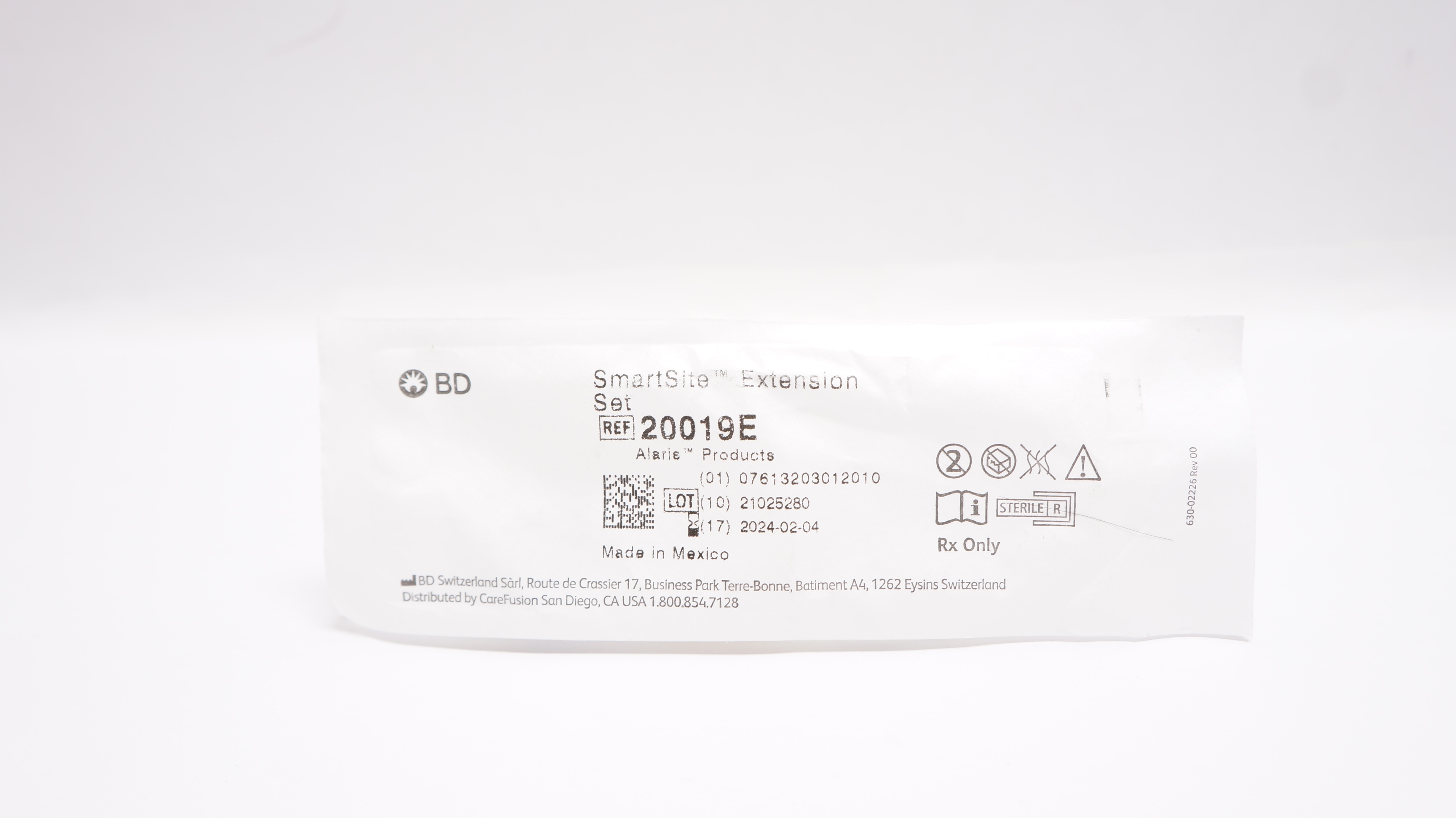 BD 20019E Alaris SmartSite Extension Set