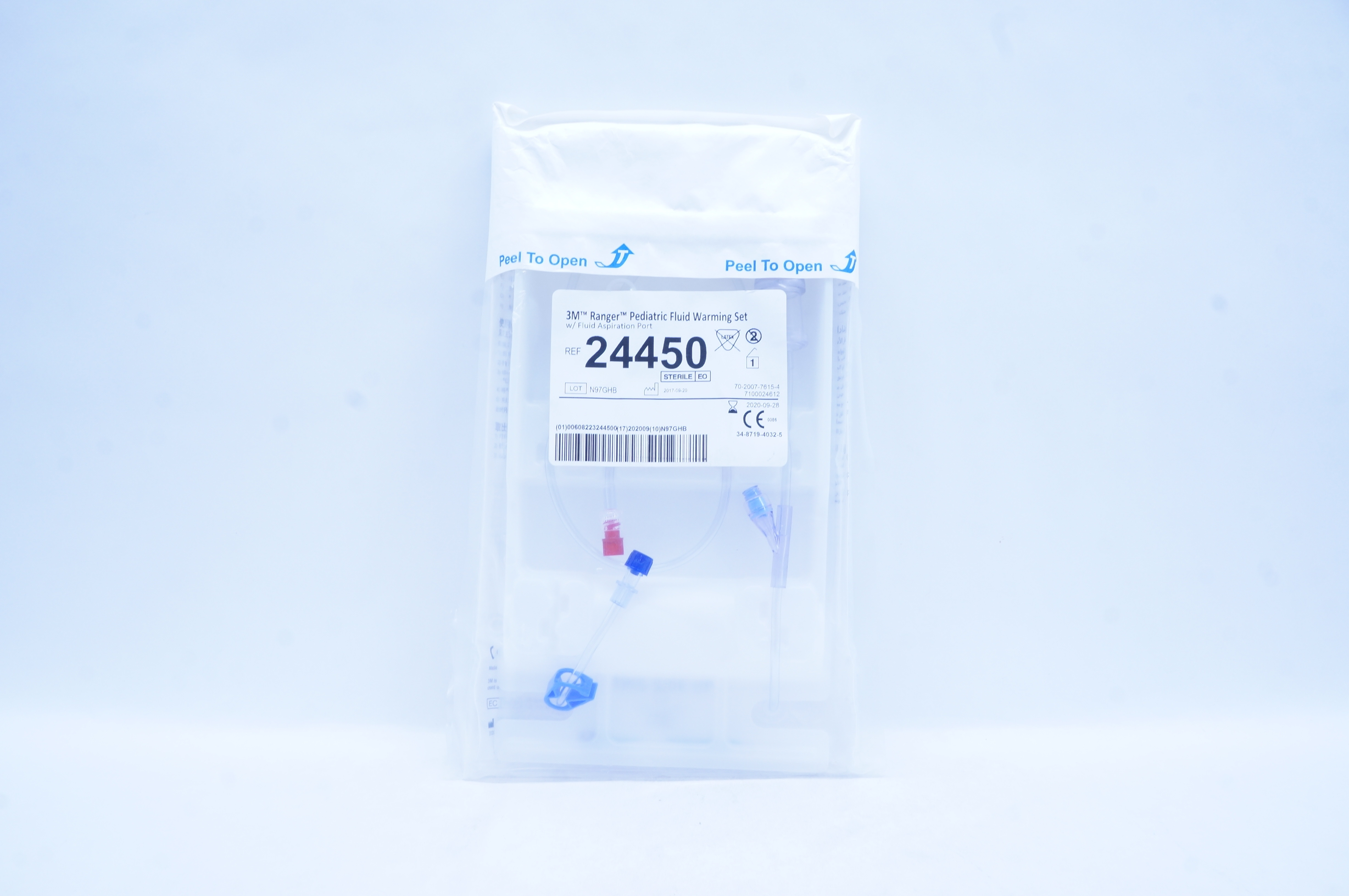 3M 24450 Ranger Pediatric Blood Fluid Warming Set, Priming Volume 20mL (x)