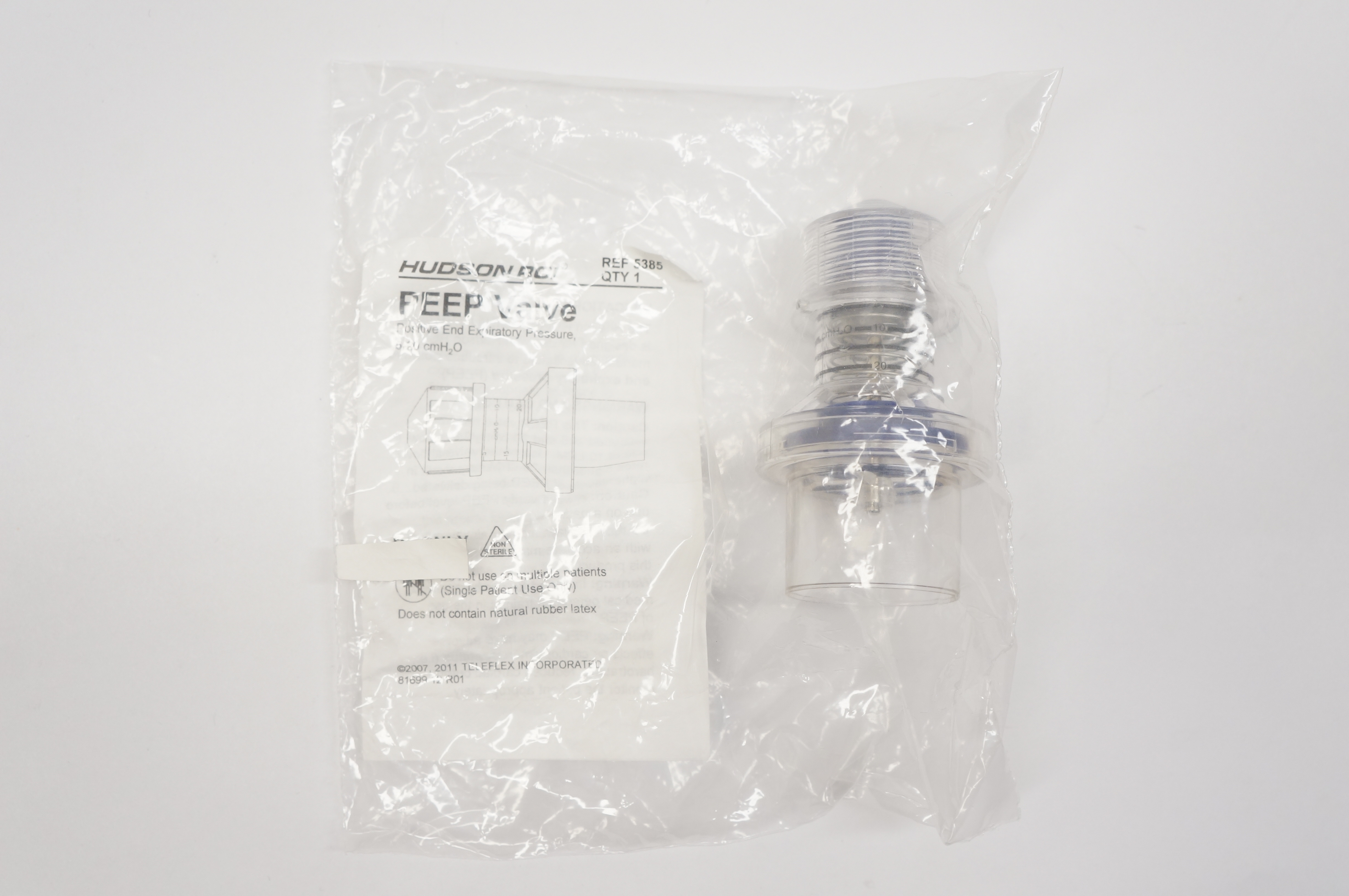 Teleflex 5385 Hudson RCI Peep Valve Mass Approximately 20 Grams (x)