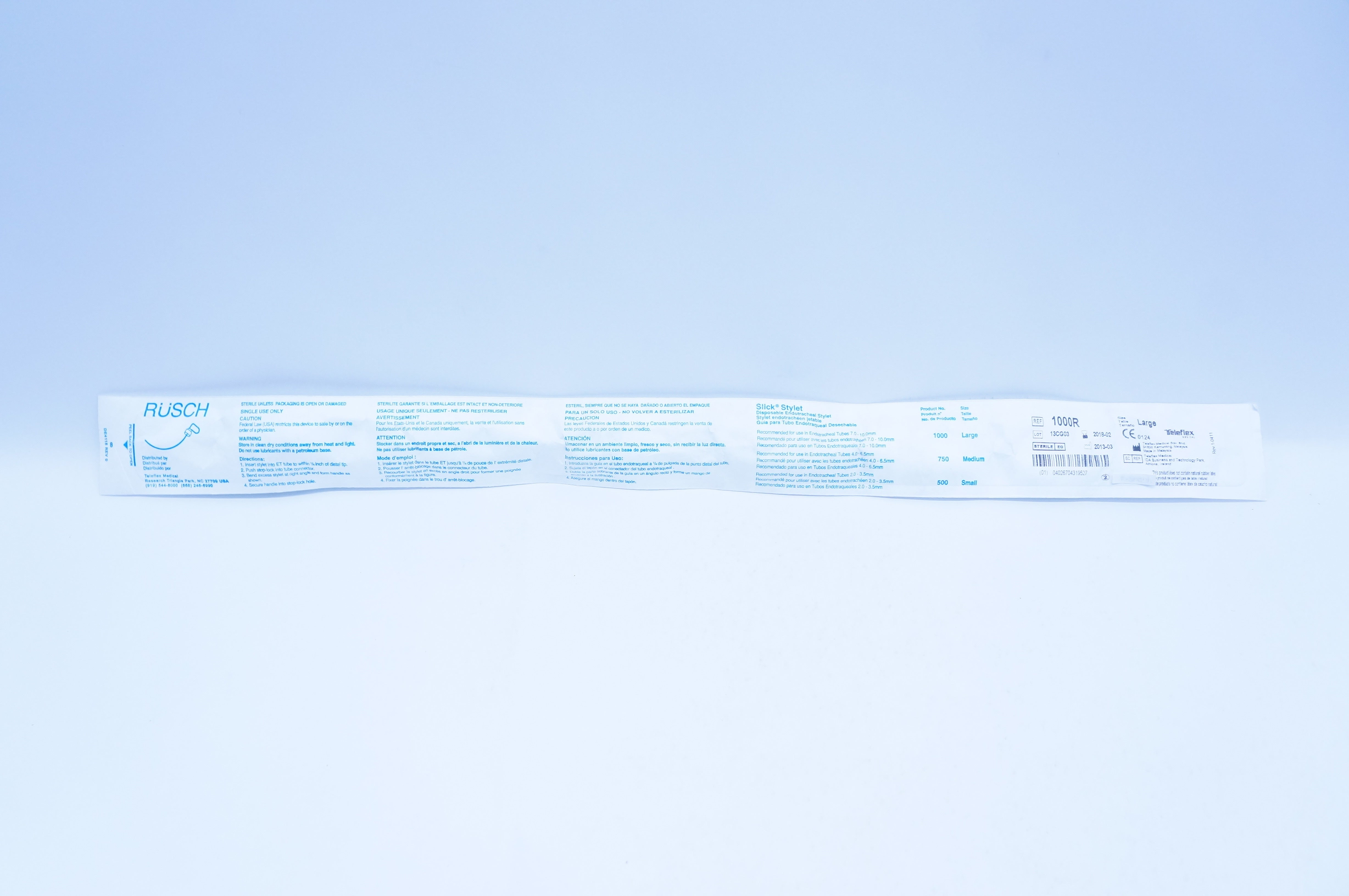 Teleflex 1000R Slick Endotracheal Stylet Large (x)