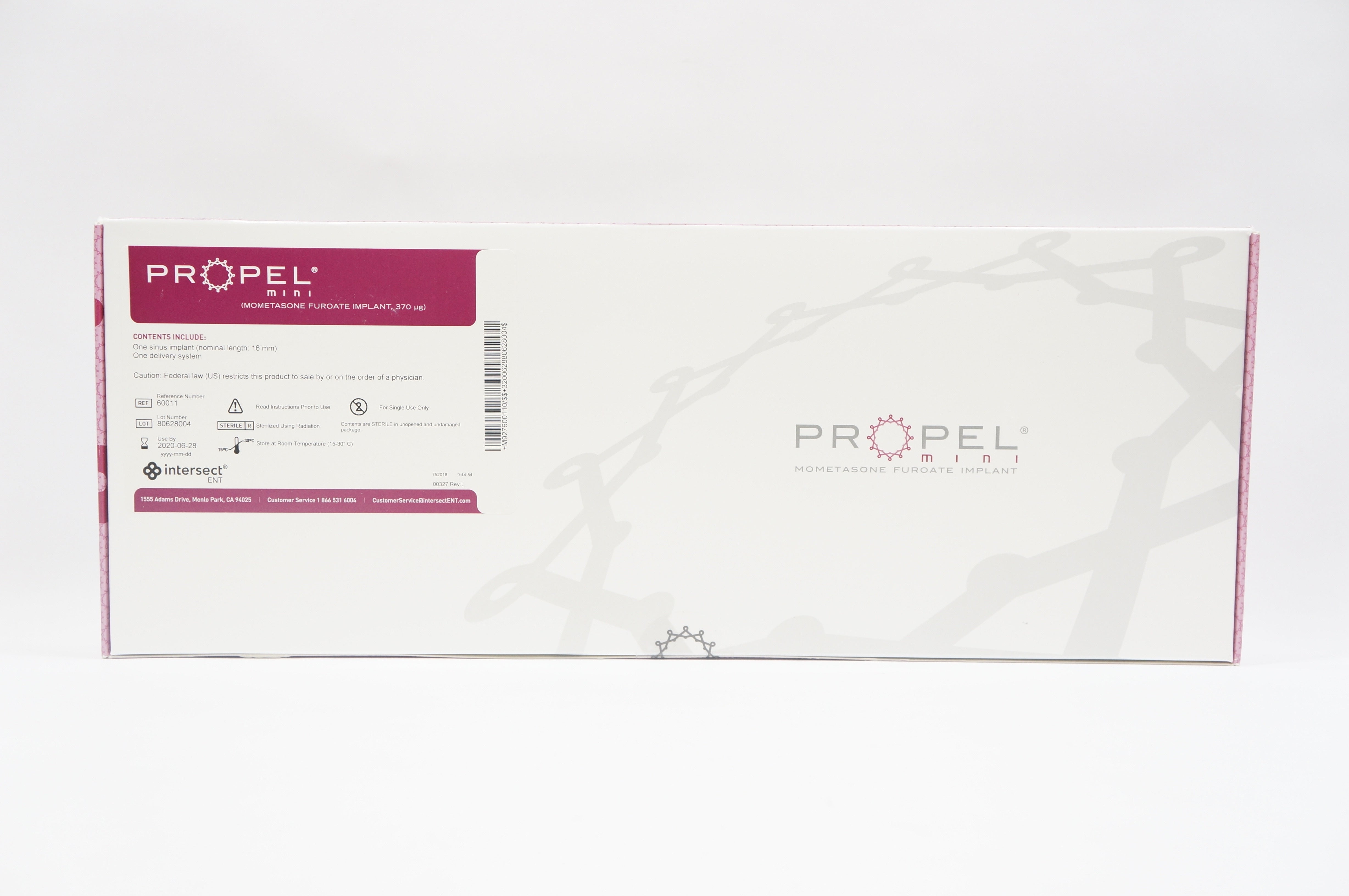 Intersect 60011 Propel Mini Mometasone Furoate Implant, 370 ug, 16 mm (x)