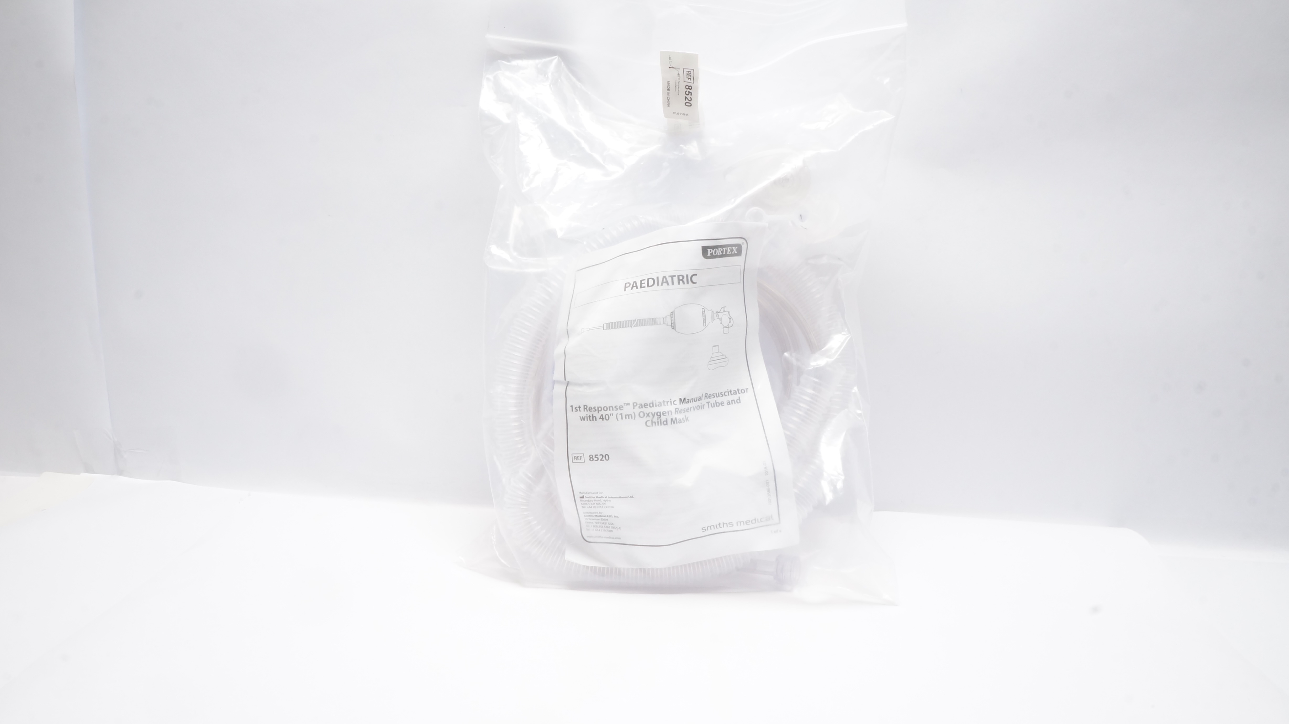 Smiths Medical 8520 1st Response Pediatric Resuscitator w/40inch Tube ...