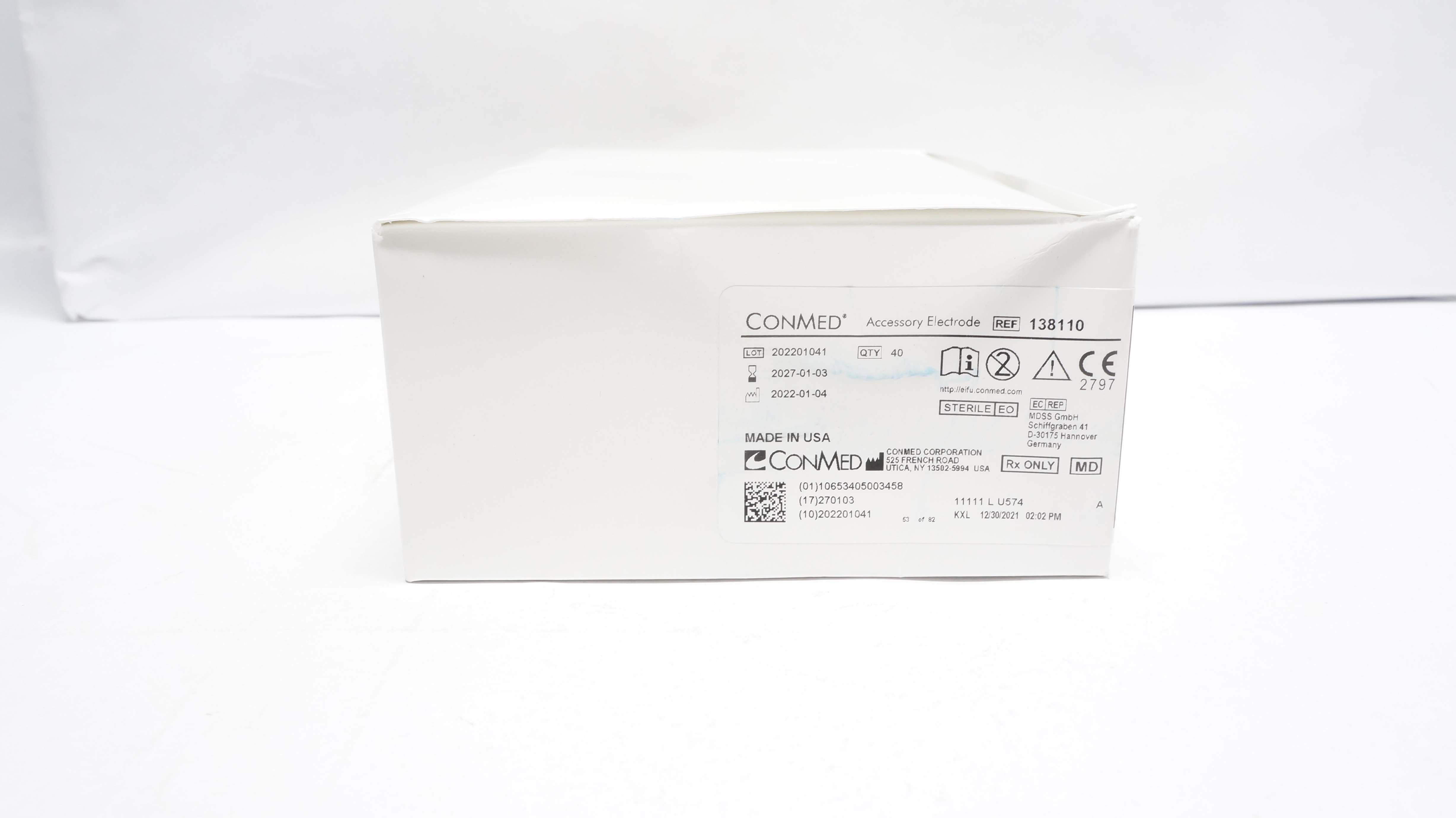 ConMed 138110 Accessory Electrode - Box of 40