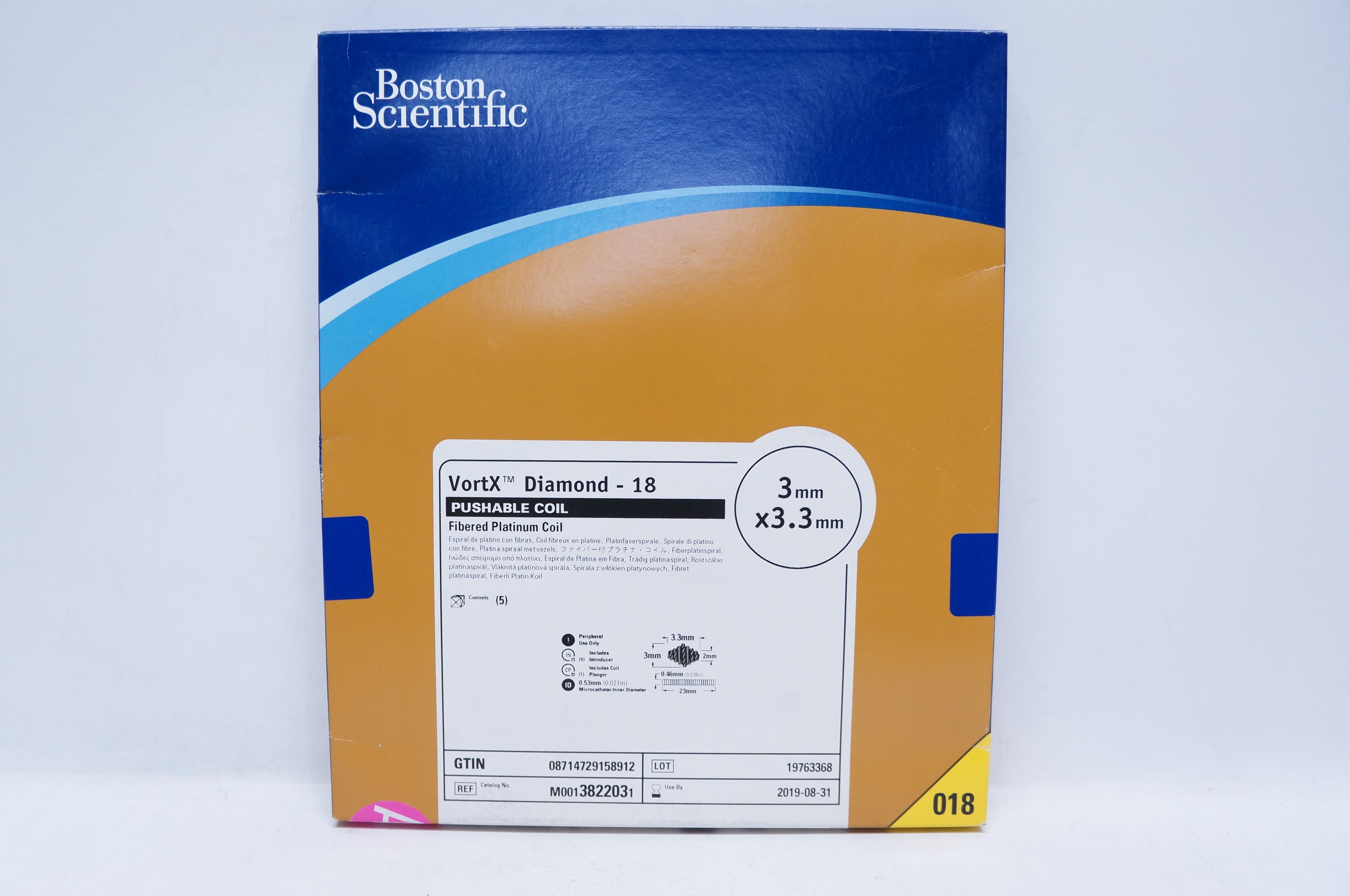 Boston Scientific 382203 VortX Diamond - 18 Pushable 3mm x 3.3mm (x ...