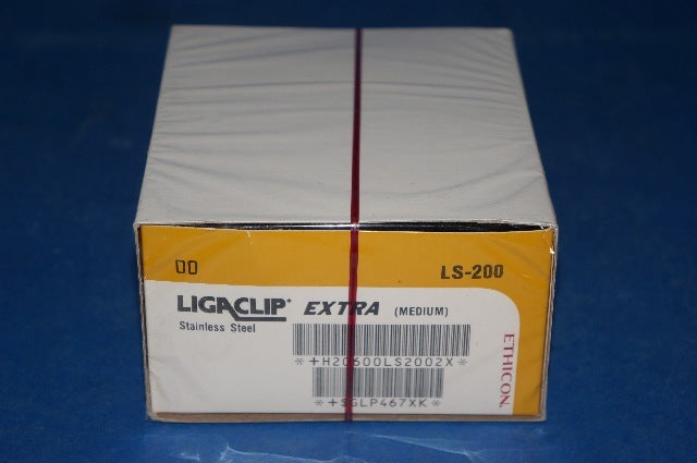 Ethicon LS-200 LIGACLIP Extra Medium Stainless Steel