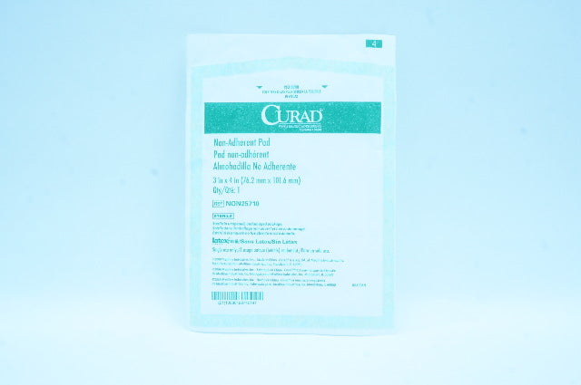 Medline NON25710 Curad Non-Adherent Pad 3 inch x 4 inch