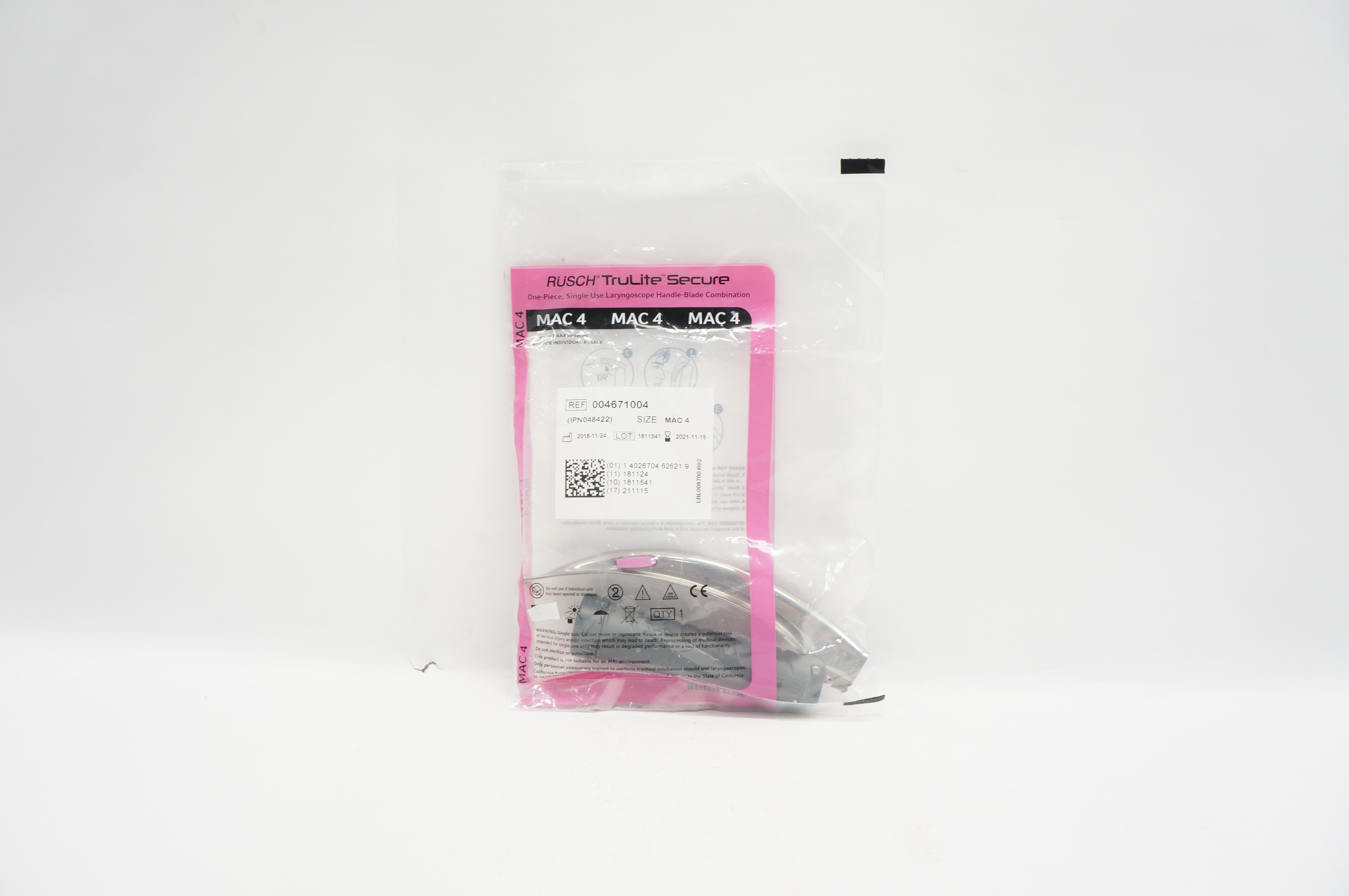 Teleflex 004671004 TruLite Secure Laryngoscope Handle-Blade Combination ...