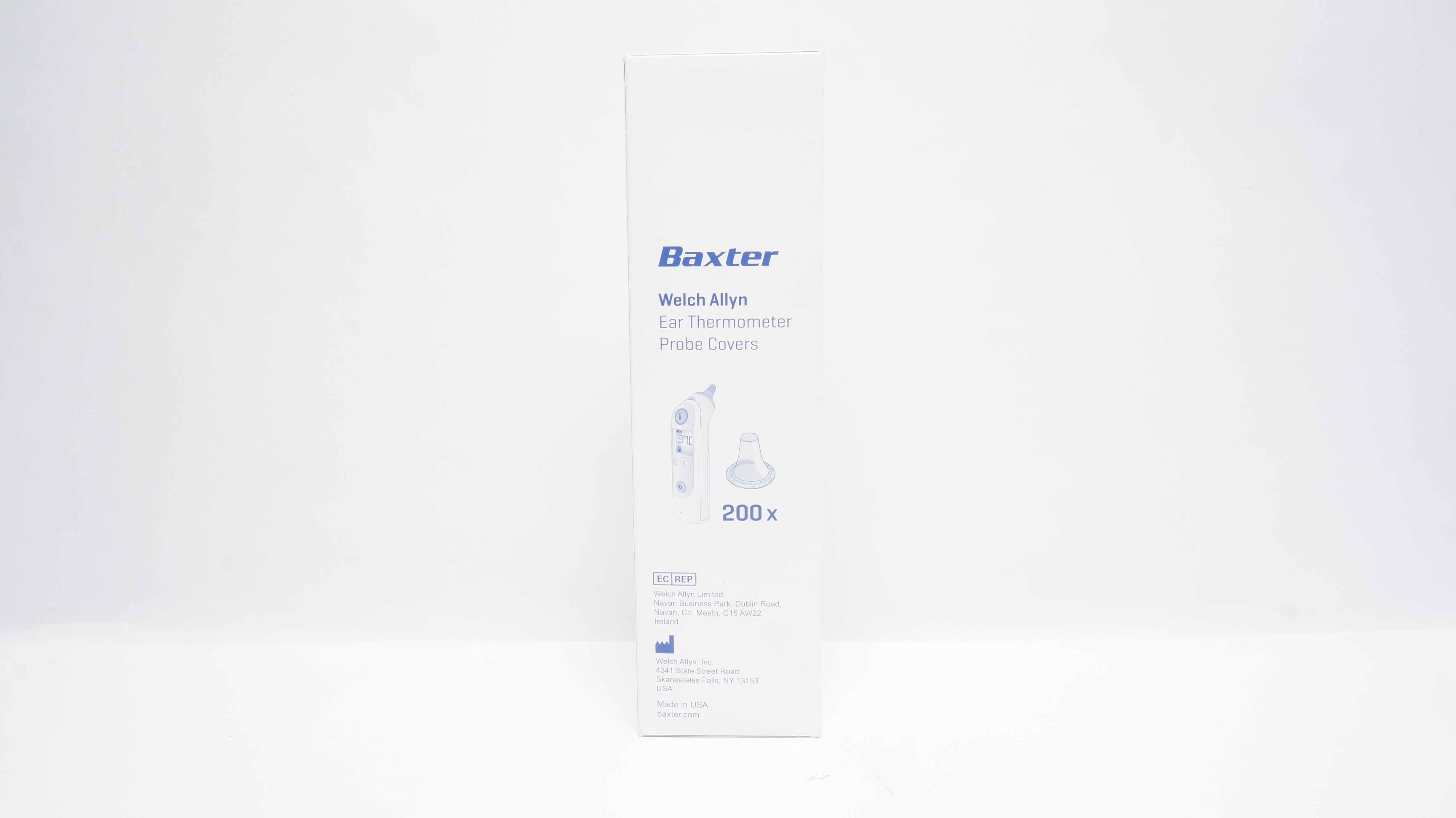 Welch Allyn Baxter Ear Thermometer Probe Covers - Box of 200