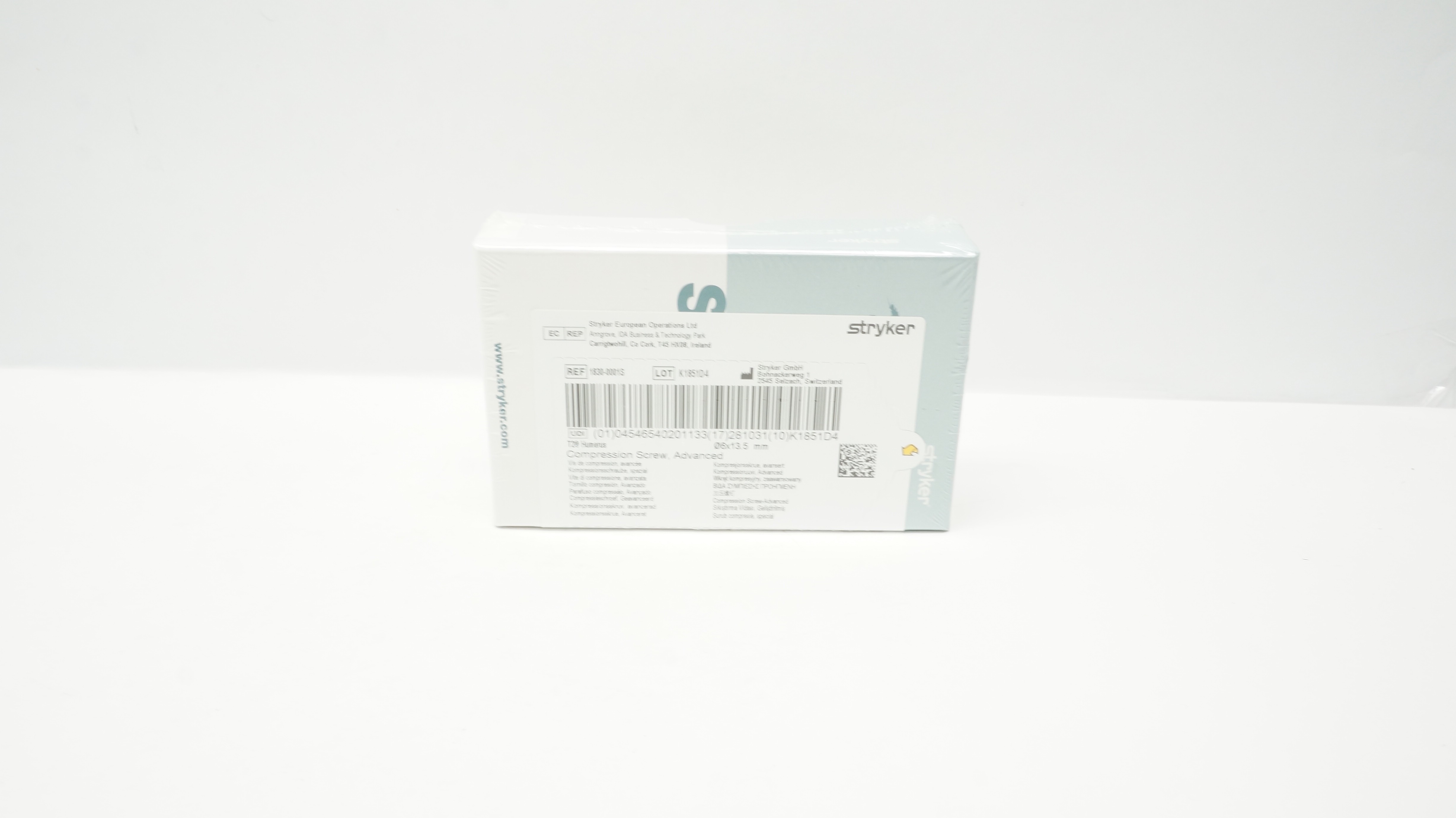 Stryker 1830-0001S Compression Screw,Advanced 6 x 13.5mm