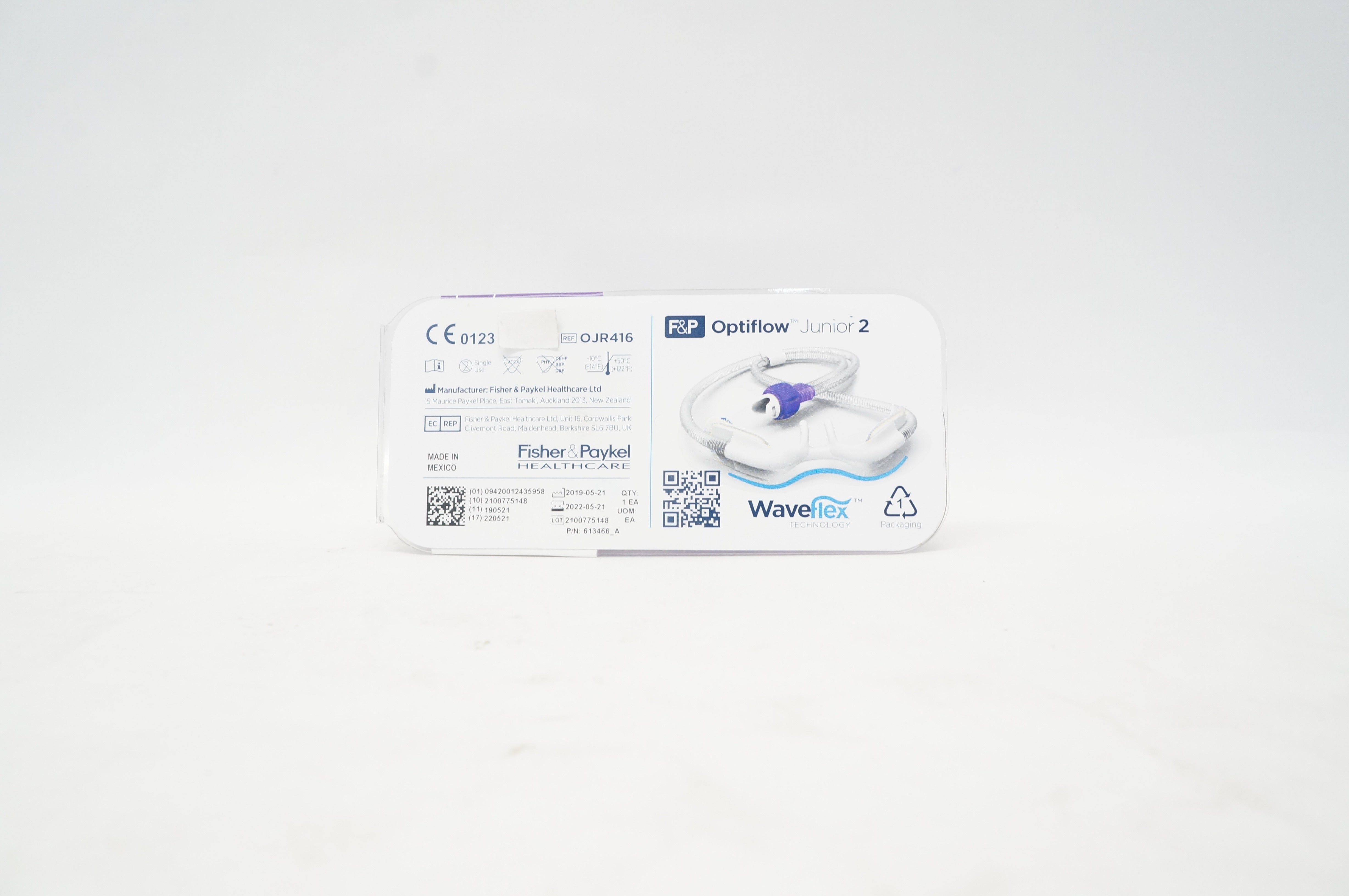 Fisher&Paykel OJR416 Optiflow Junior 2 Nasal Cannula, Large WaveFlex ...