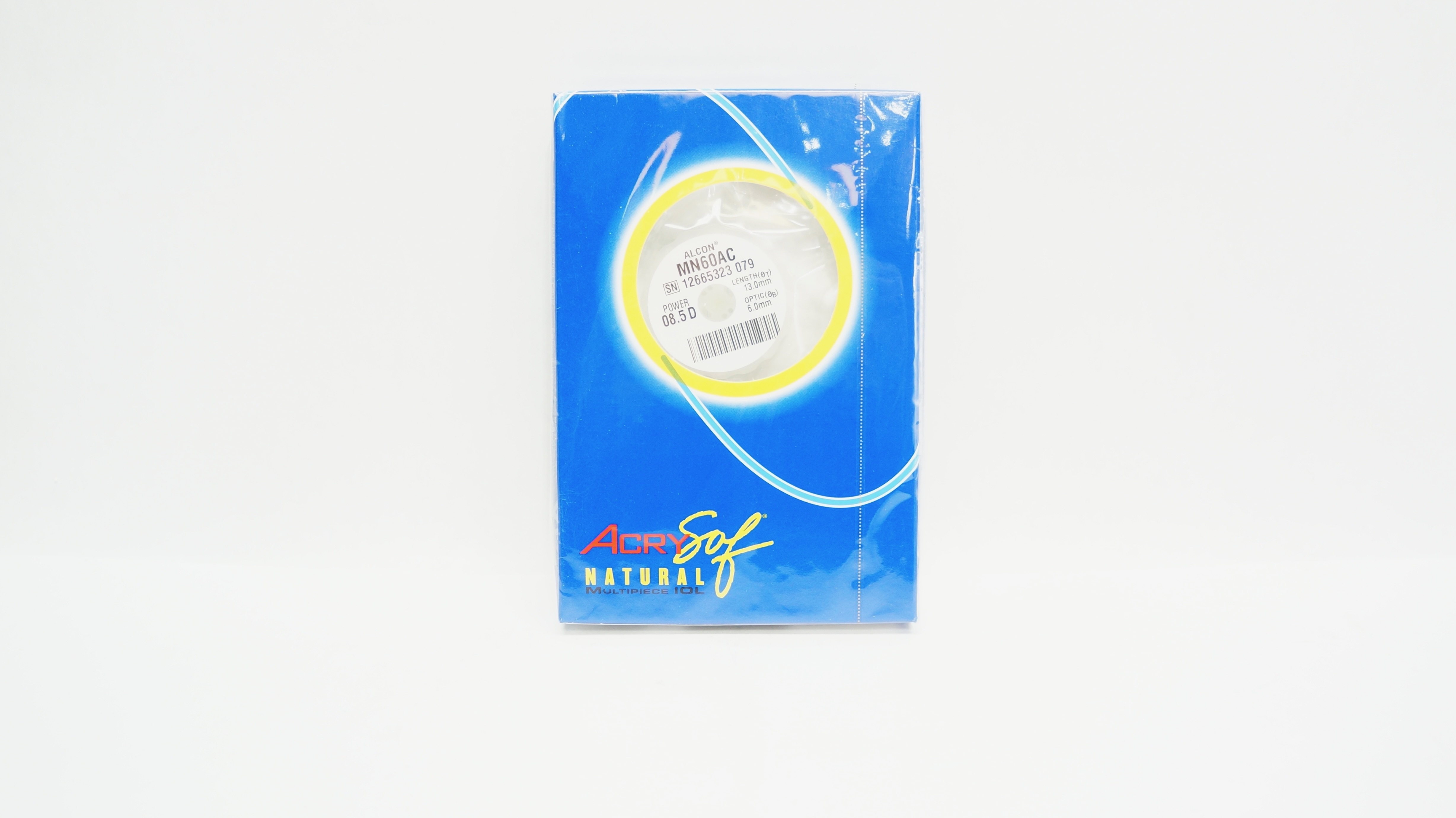 Alcon MN60AC AcrySof Natural Multipiece Intraocular Lens 8.5D x 13mm x ...